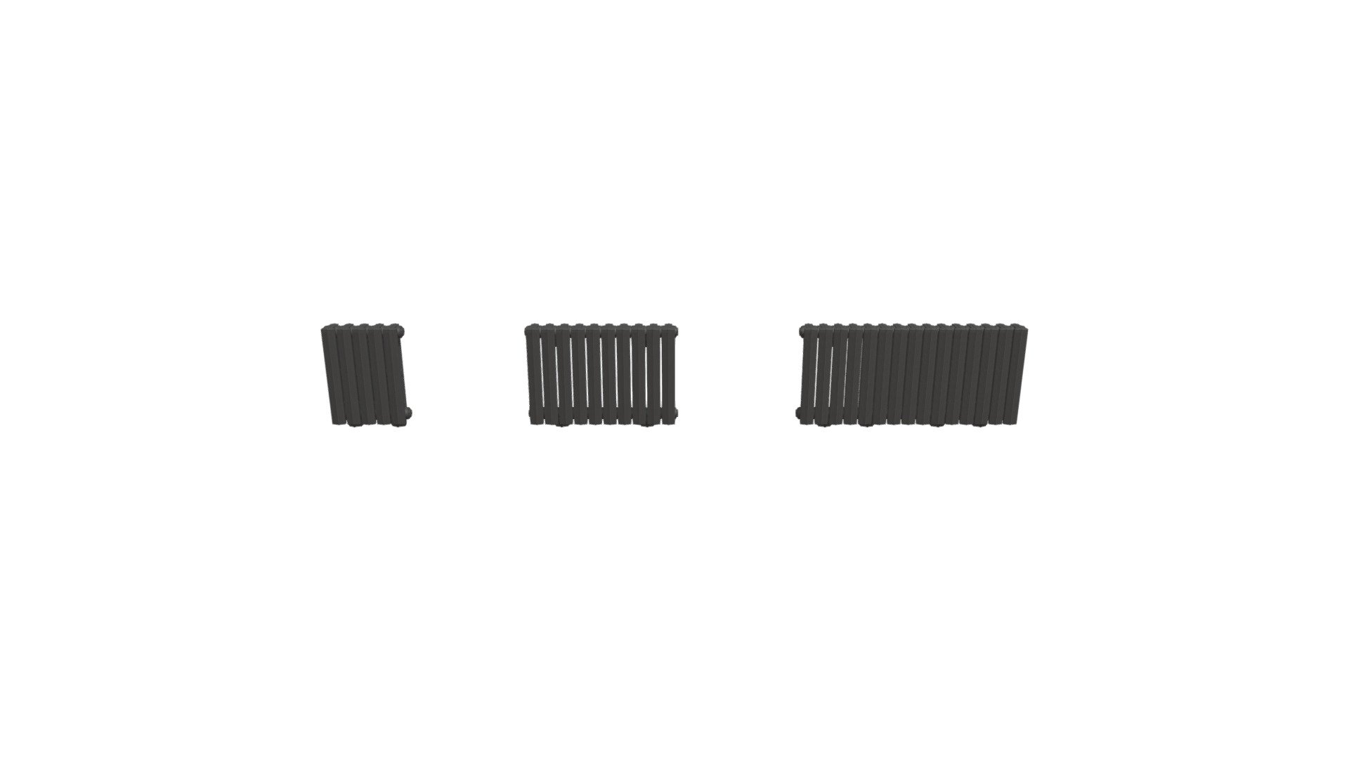 Castrads Cast Iron Radiator Vulcan III 420 - 3D model by bimstore ...