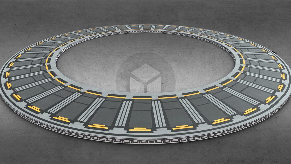 Stargate 3D model - A 3D model collection by hdl-infographiste - Sketchfab