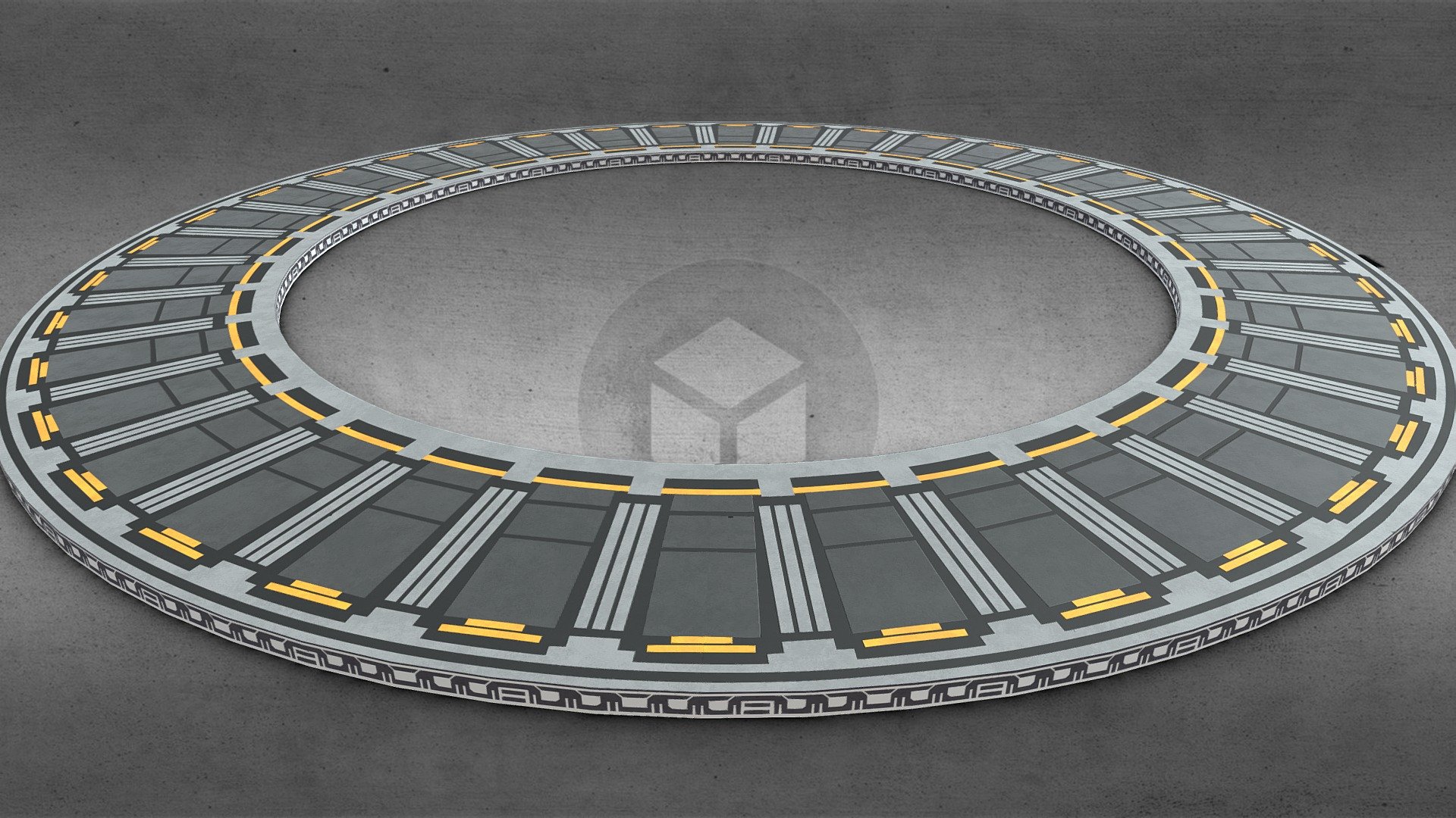 Stargate Goa'uld ring platform v2 variante 1 - Download Free 3D model ...