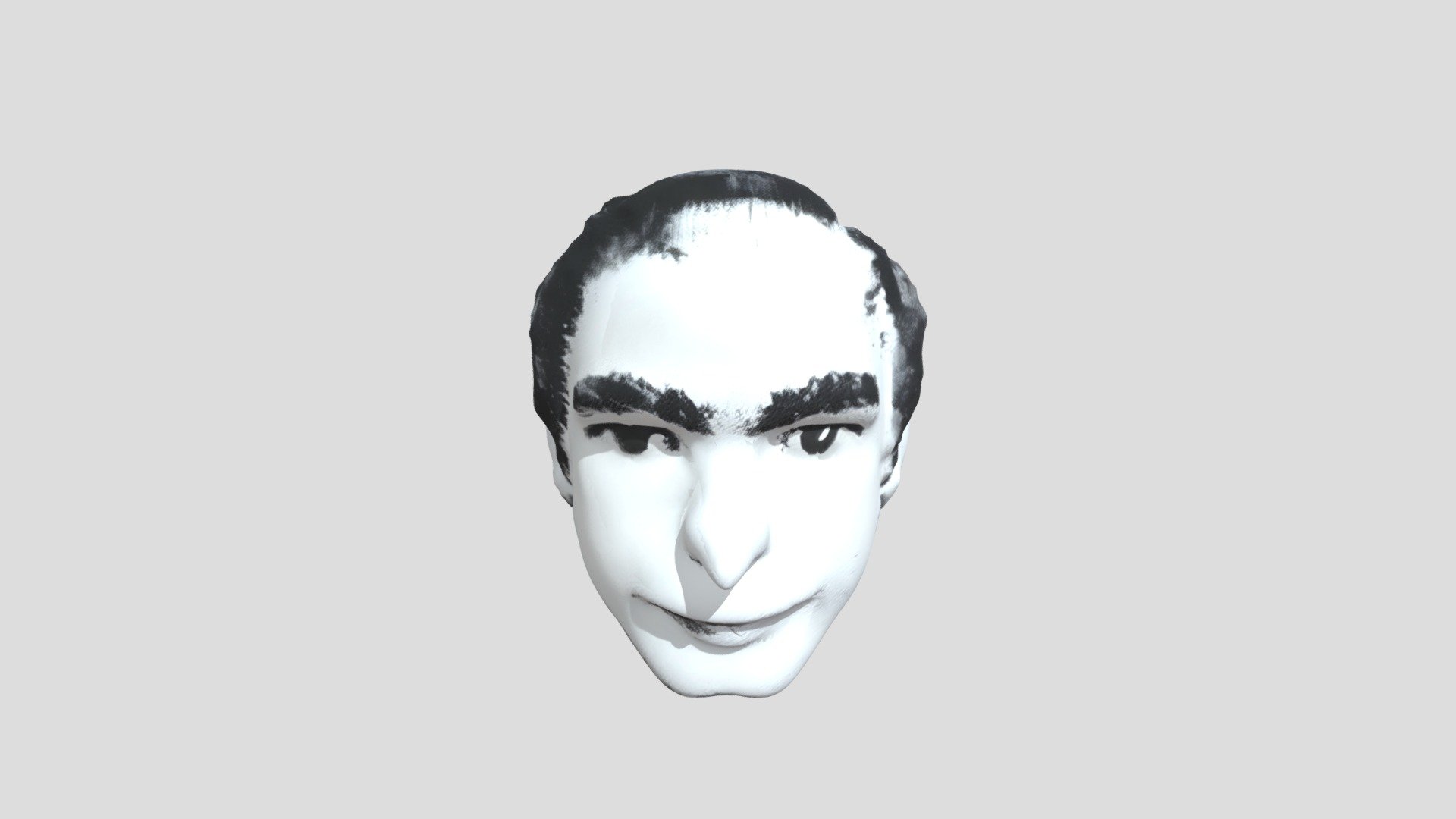 outline of a human face - 3D model by Rafael20011122 [4905bfb] - Sketchfab