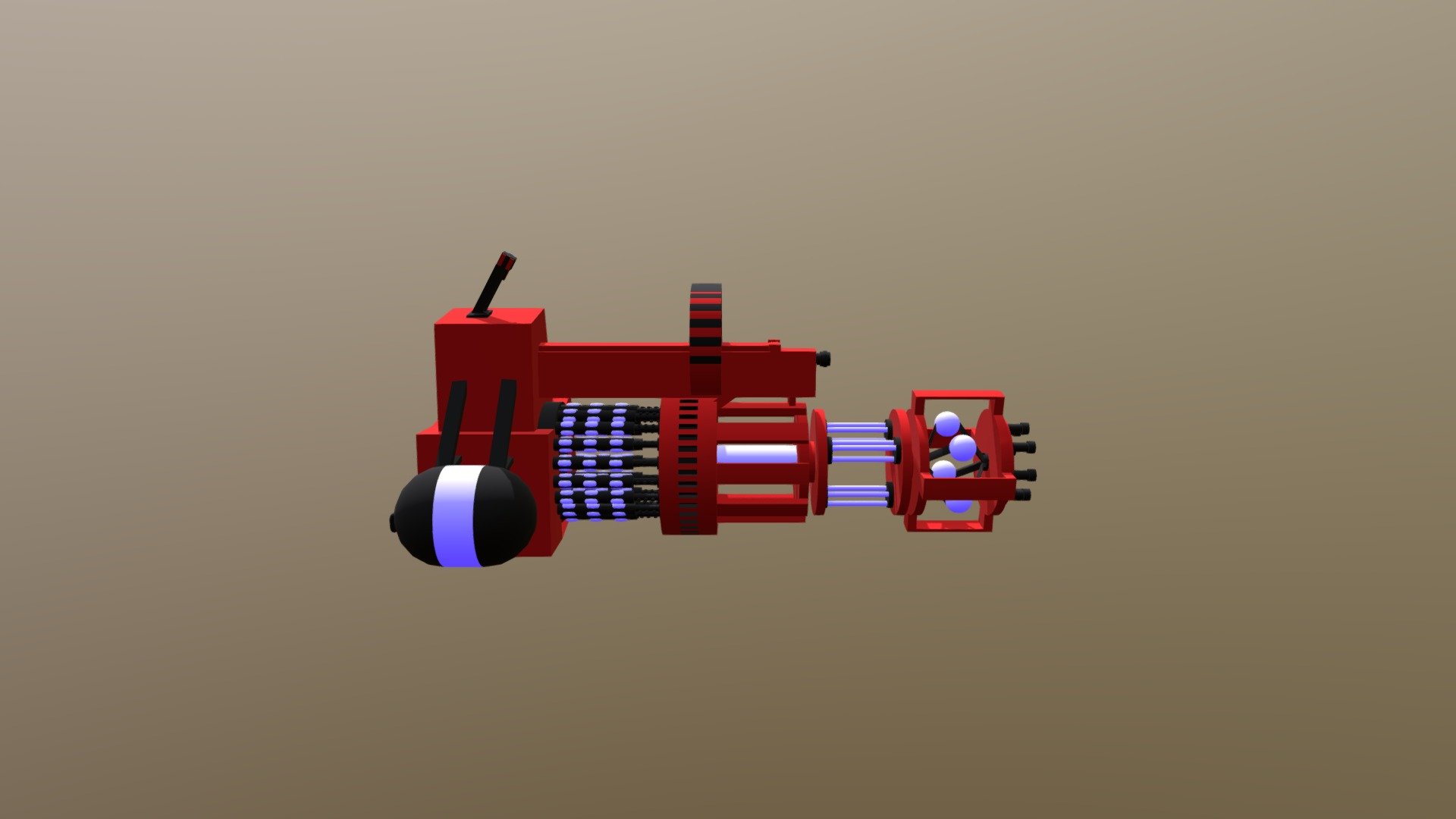 mini gun - 3D model by wobbel [4905da5] - Sketchfab