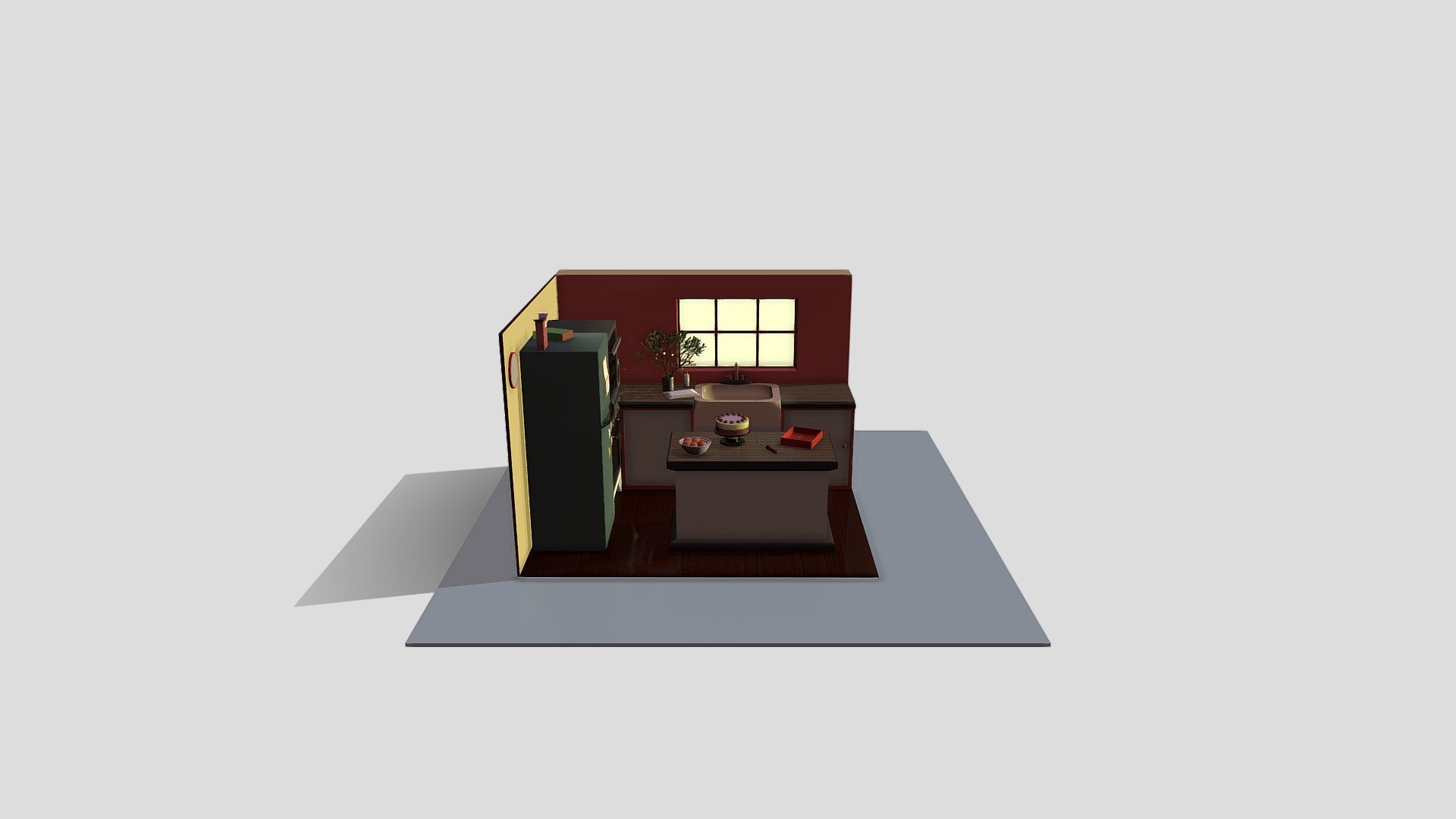 Kitchen - 3D model by Carlosw-214 [49069d4] - Sketchfab