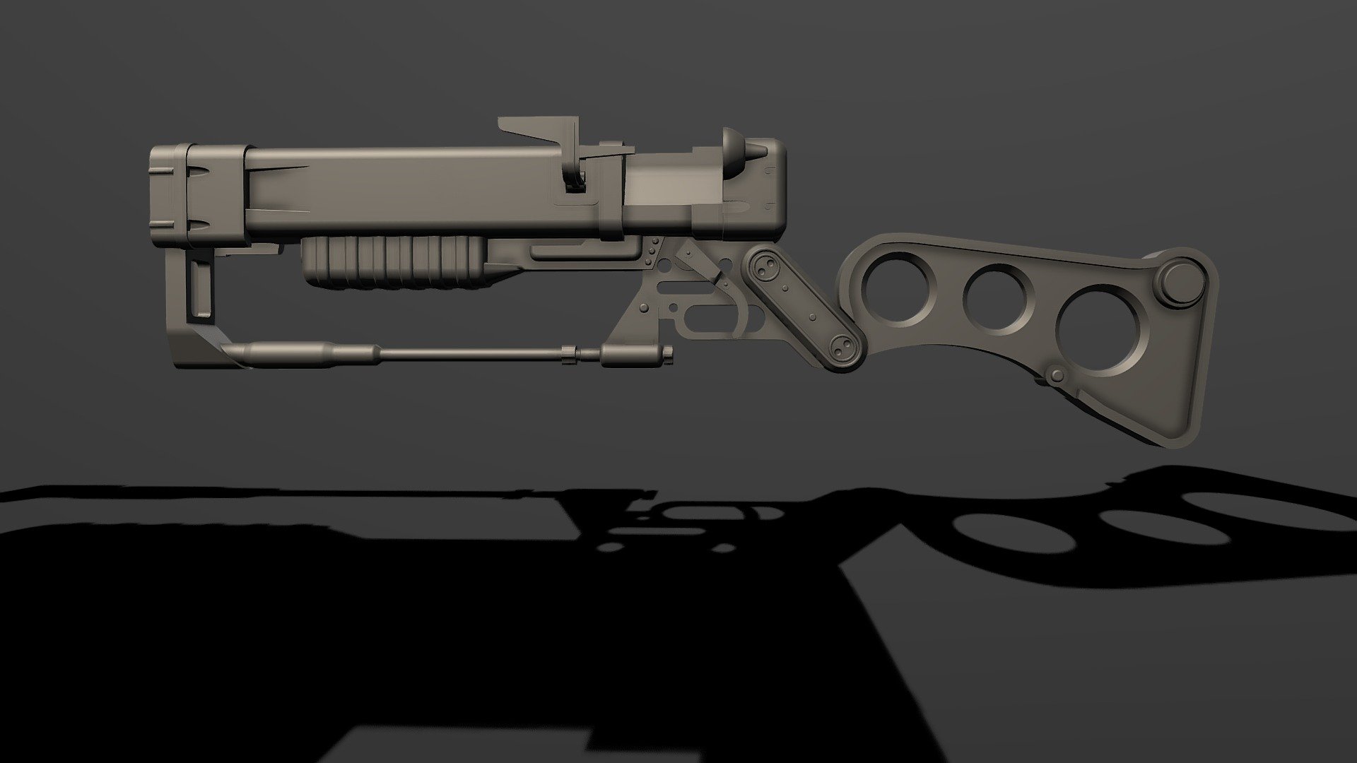 Fallout 4 AER9 Laser Rifle - 3D model by stuff_forge [4908ab2] - Sketchfab