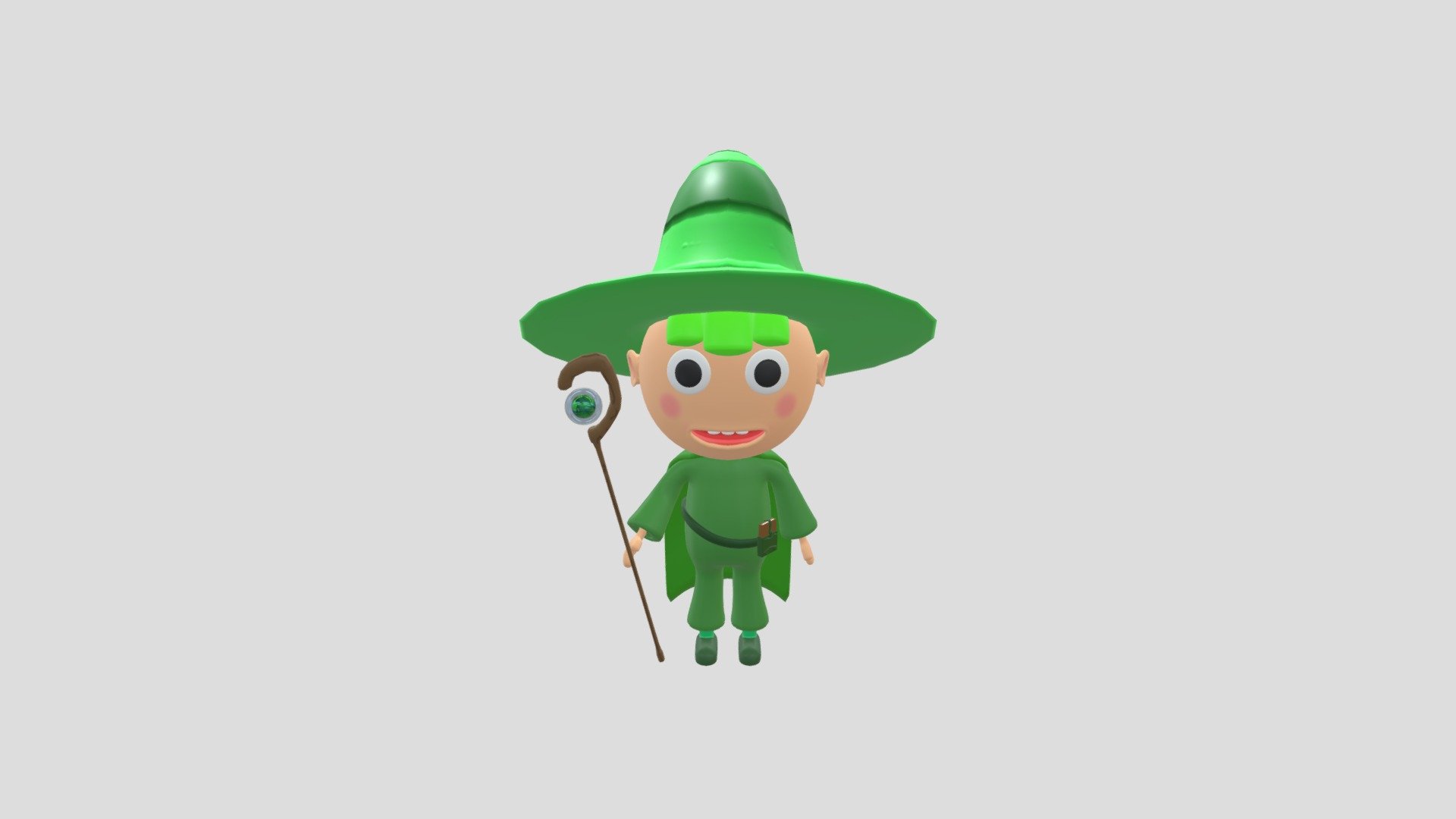 Green Wizzard - 3D model by Irfanart [4908f95] - Sketchfab