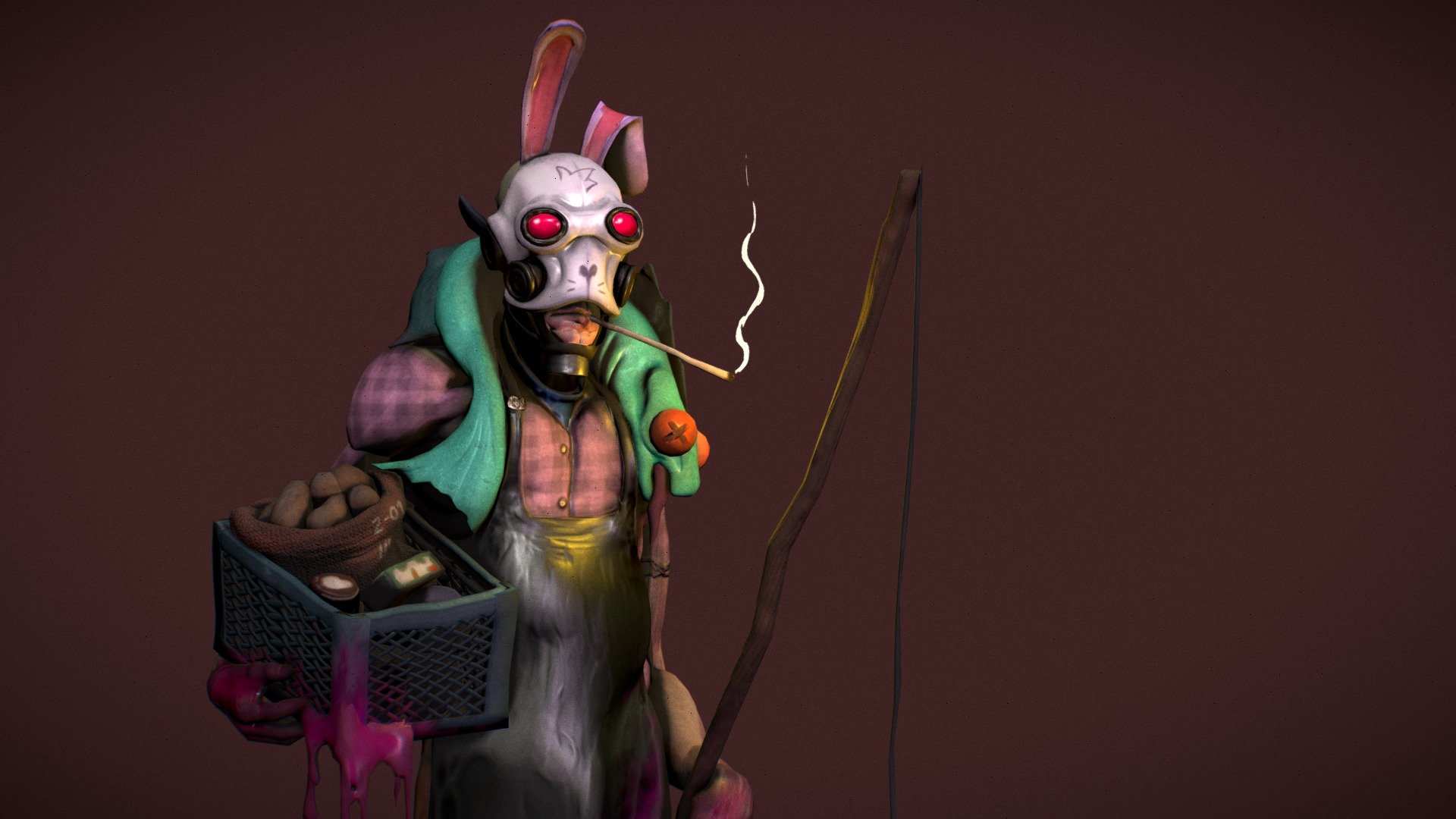 Bunny Man (Quick) - 3D model by Nwilly_art [490b5ad] - Sketchfab