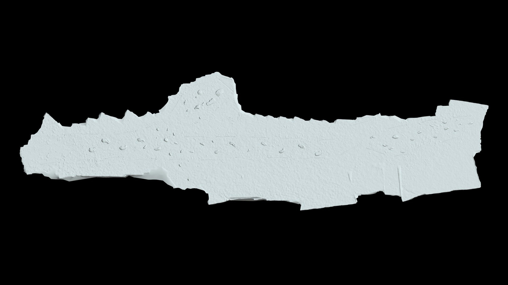 Full Excavated Trackway - Sloth & Early People - 3D model by White ...