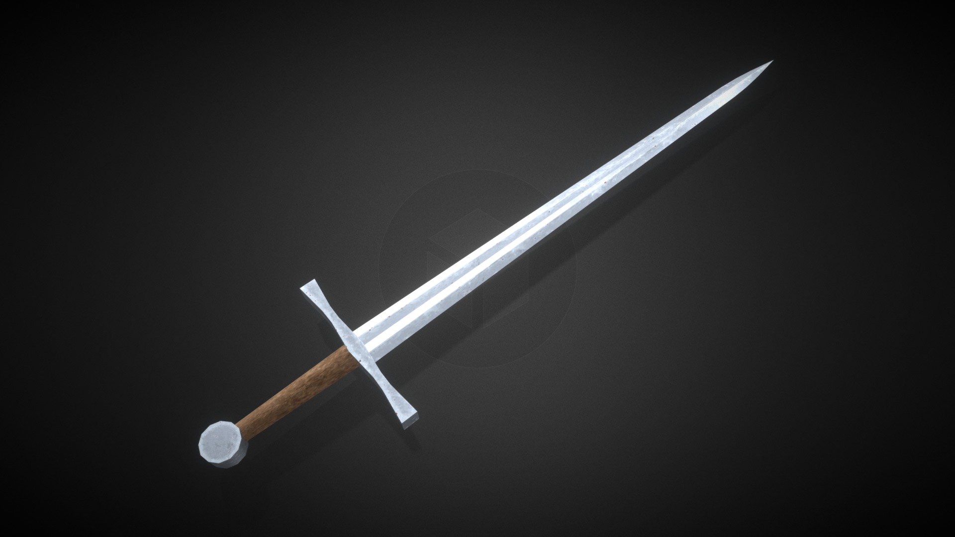 Knight's Sword - 3D model by Clo7er [491180b] - Sketchfab