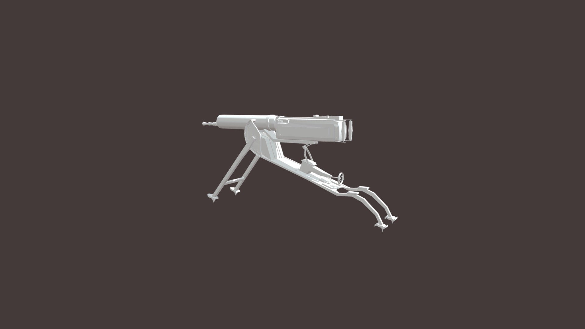 MG 08 Machine Gun - Download Free 3D model by Richi_n12 (@Richi11 ...