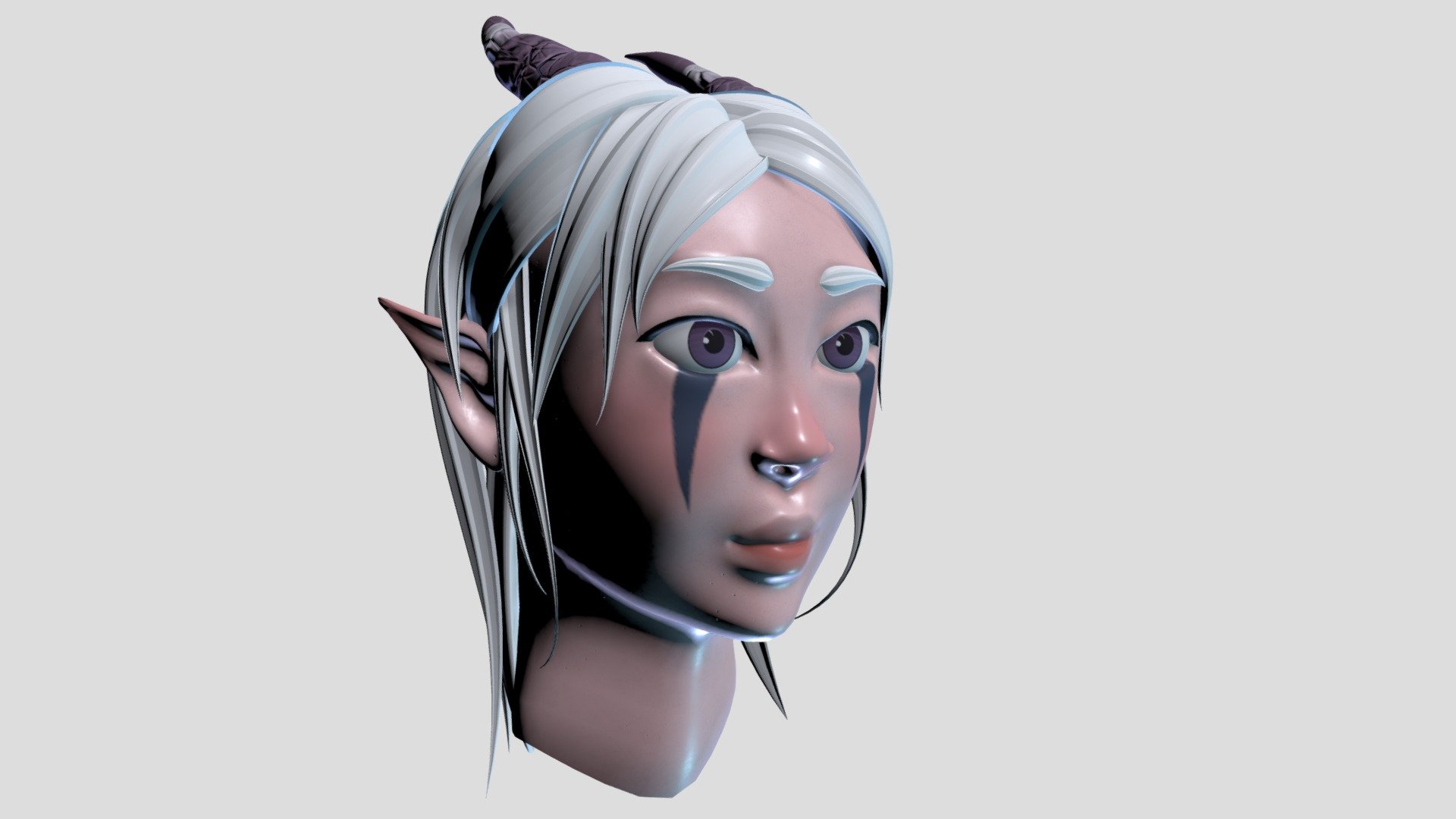 Moonshadow Elf - Download Free 3D model by par0xysmArt (@par0xysm ...