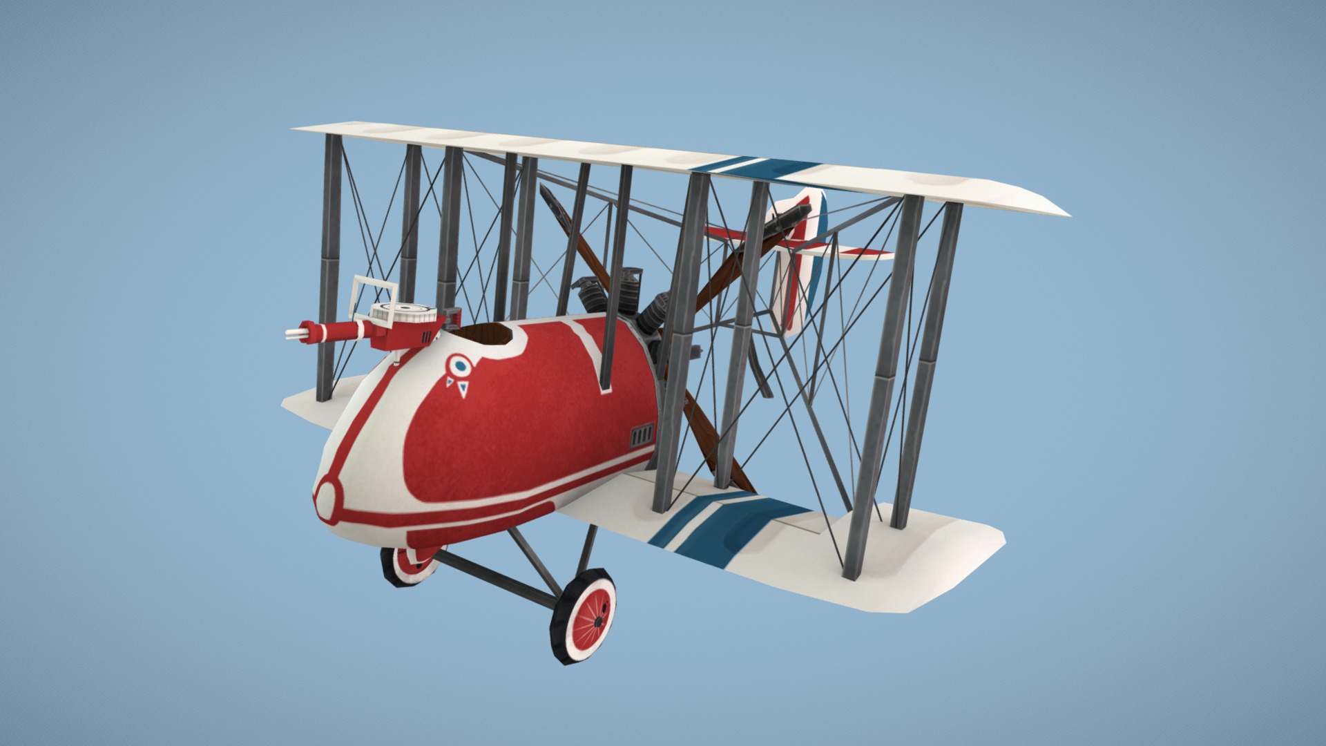AMC DH.2 Plane (Stylized) - 3D model by ArneDC (@arnedecoster) [4913592 ...