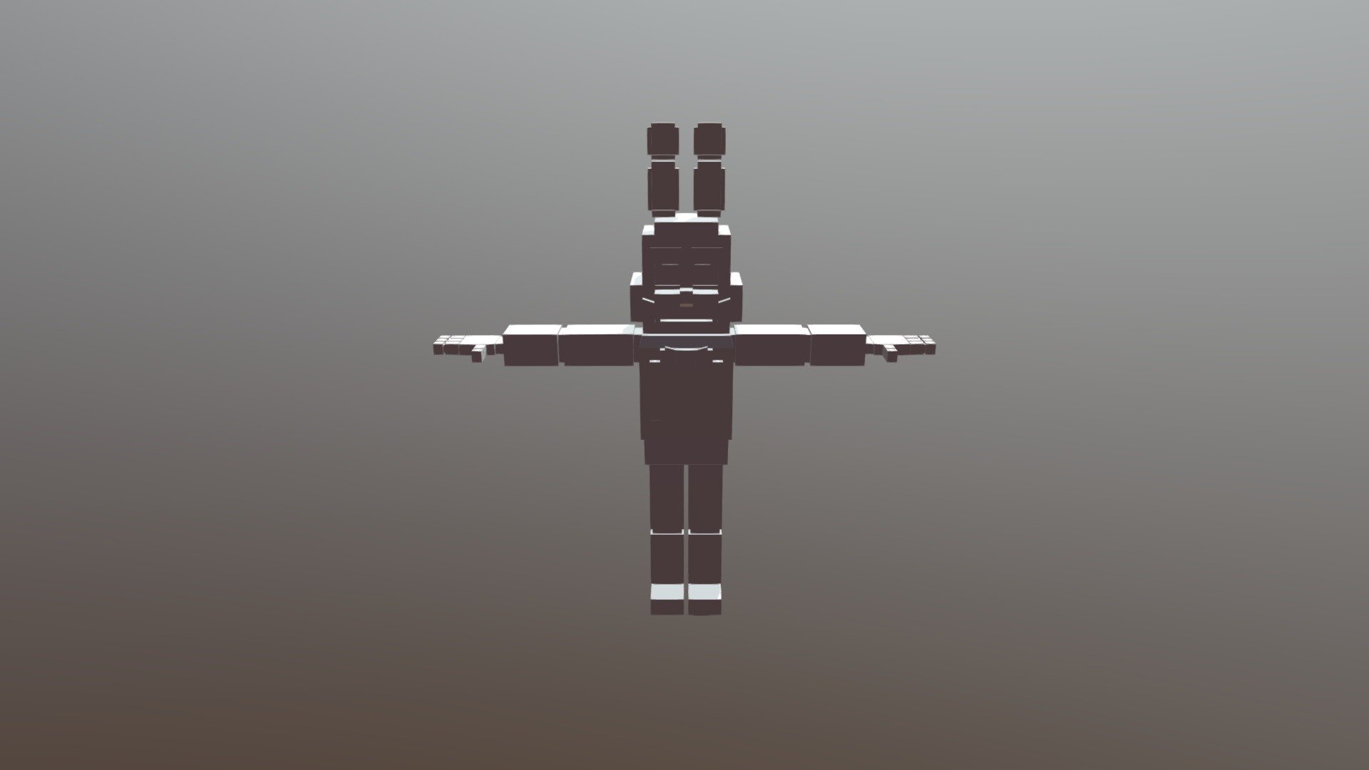 FNAF toy bonnie rig with no bone OBJ - 3D model by fnafimatorblend ...