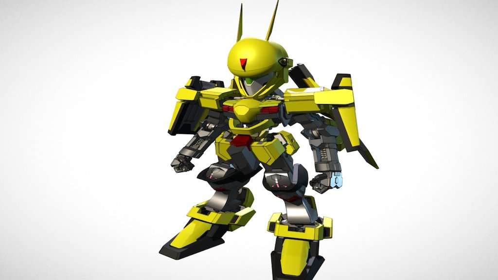 SD BIMIT ZABEE GUNDAM - 3D model by krit yamsaso (กฤษณ์ แย้มสระโส ...