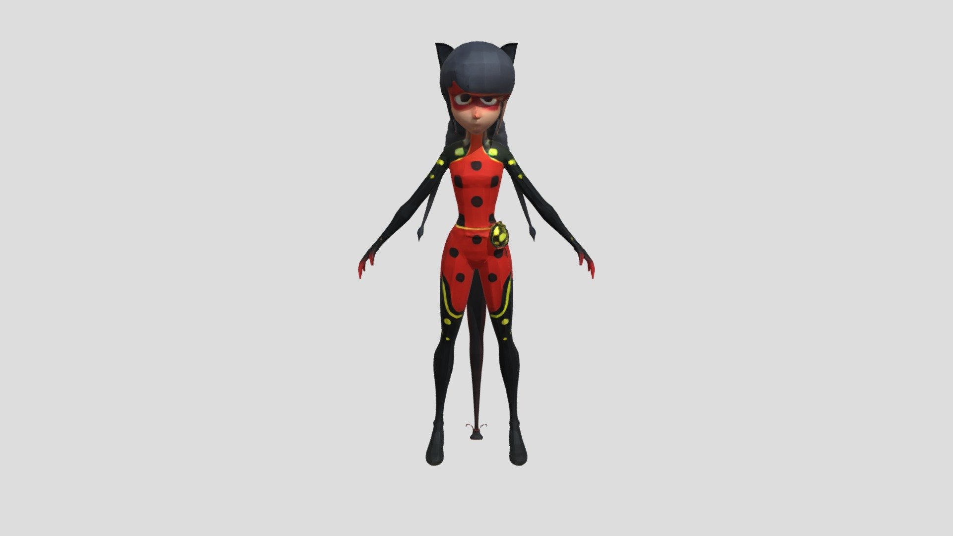 Bug noir miraculous Ladybug - Download Free 3D model by ...