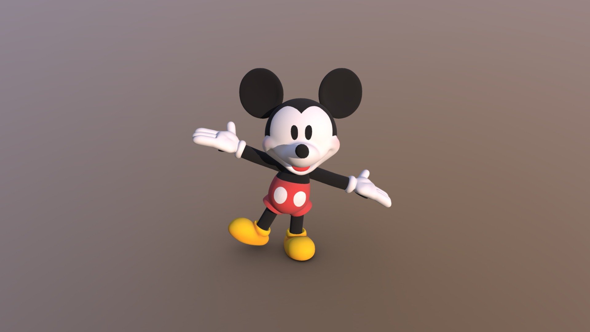mickey - 3D model by mofutaru [4917a29] - Sketchfab