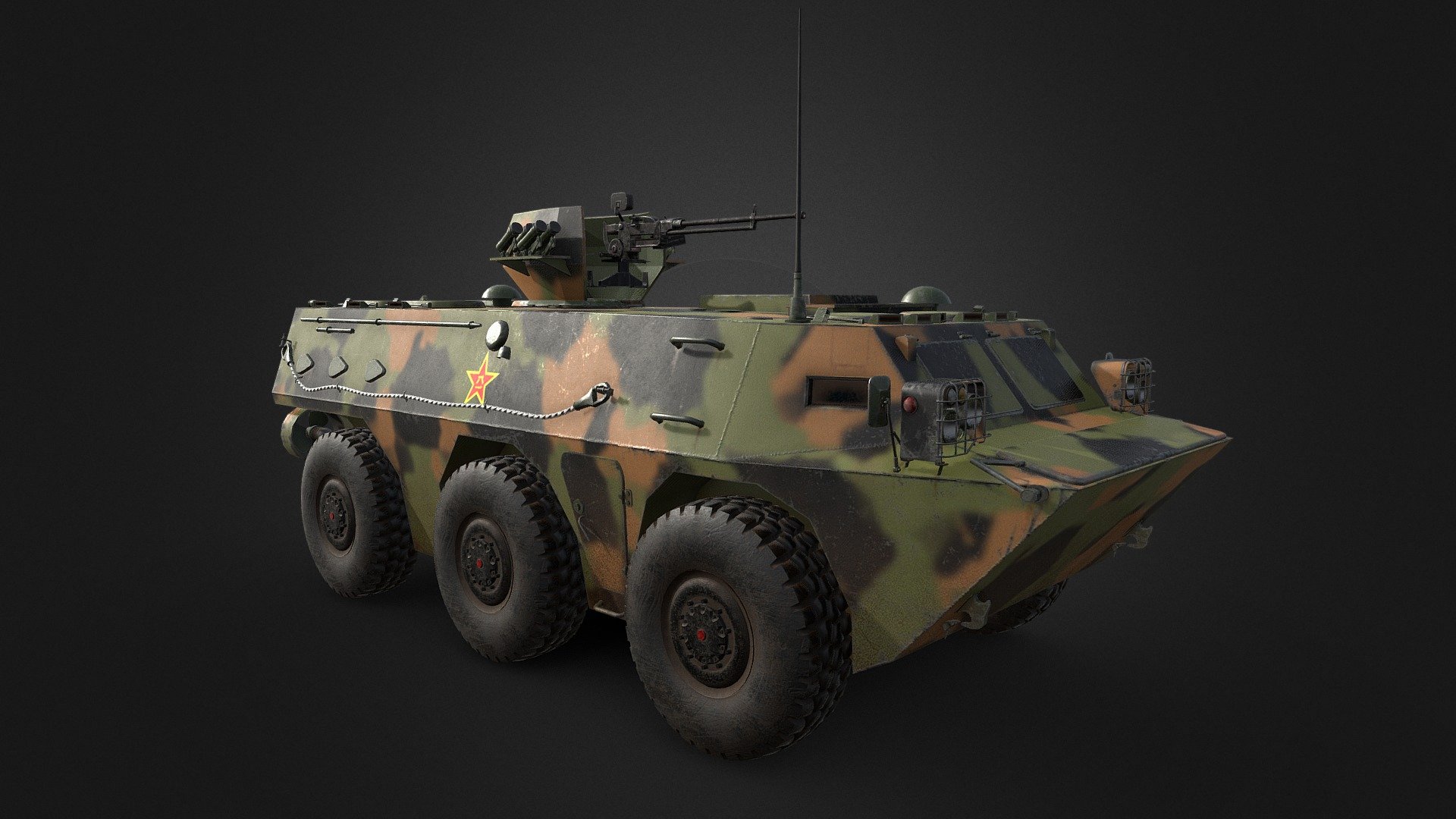 ZSL-92A Armoured Personnel Carrier - 3D model by Zufa (@Brandon..Chen ...