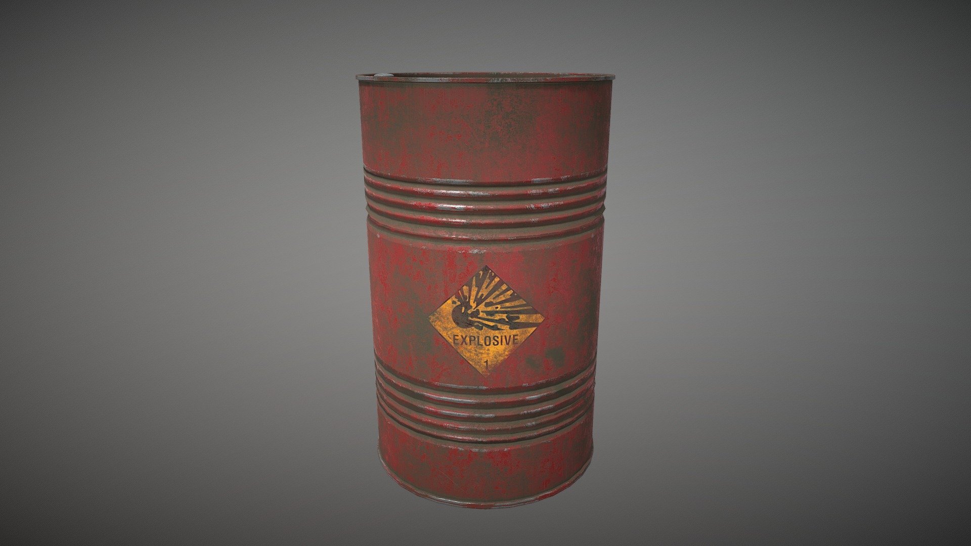 Explosive Barrel - Download Free 3D model by Smoggybeard [49184b6 ...