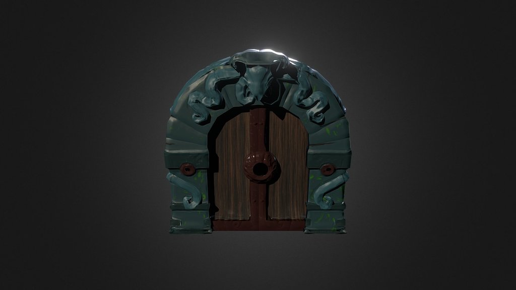 Dungeon Gate - 3D model by PhaseIV [49199ba] - Sketchfab