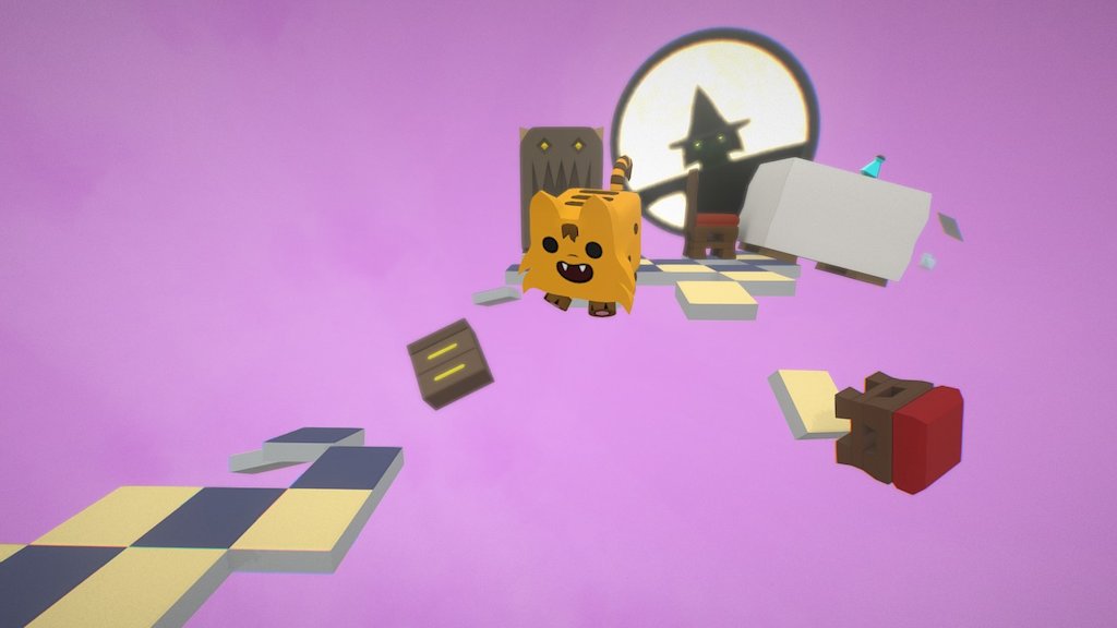Fluffy Dice - Diorama - 3D model by Gnarrf [491a62f] - Sketchfab