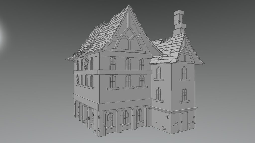 Haunted House - 3D model by Gabriel Baltodano (@gwbalto) [491ab81 ...