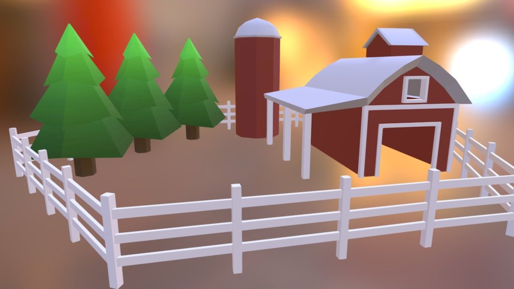 Farm - 3D model by KalebHogan [491cc1d] - Sketchfab