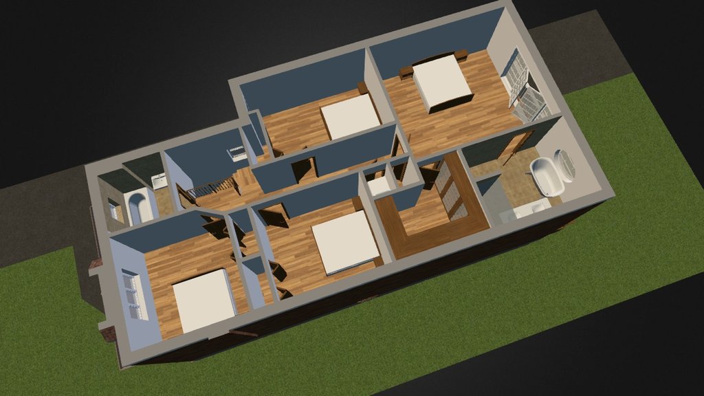 08-55 2nd Floor Opt2 11132015 - 3D model by Cadaxx Design (@cadaxx ...