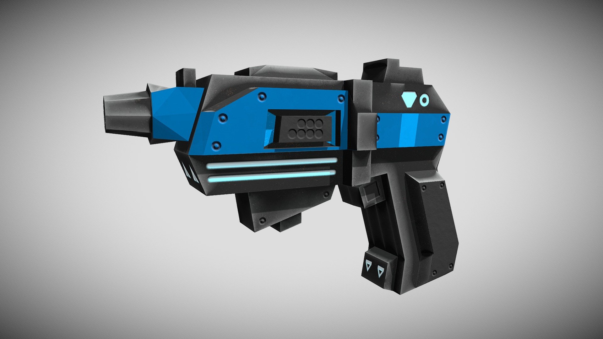 Sci fi weapon gun - 3D model by Agarkova_CG [49227ee] - Sketchfab