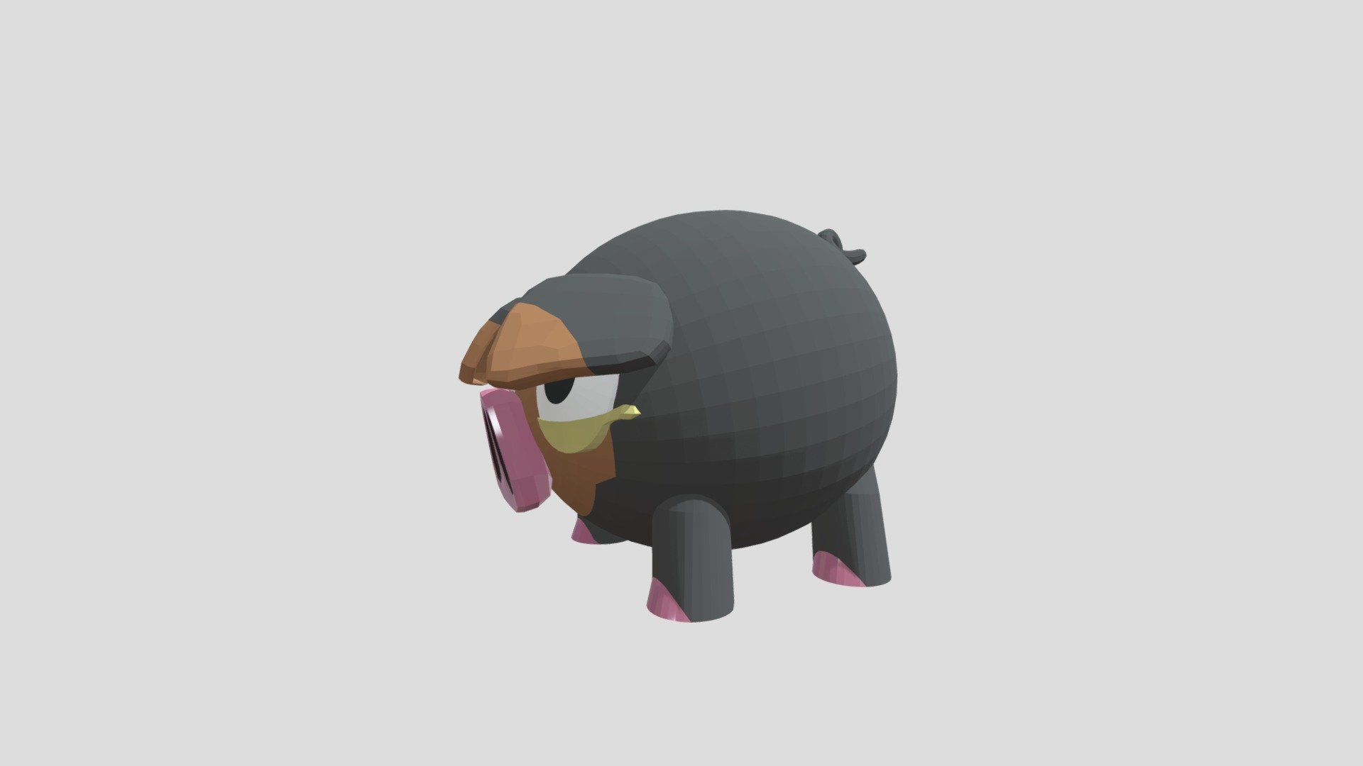 Lechonk - Low Poly - 3D model by elieladrian63 [4922877] - Sketchfab