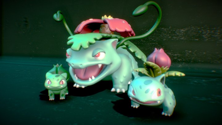 Bulbasaur 3D models - Sketchfab