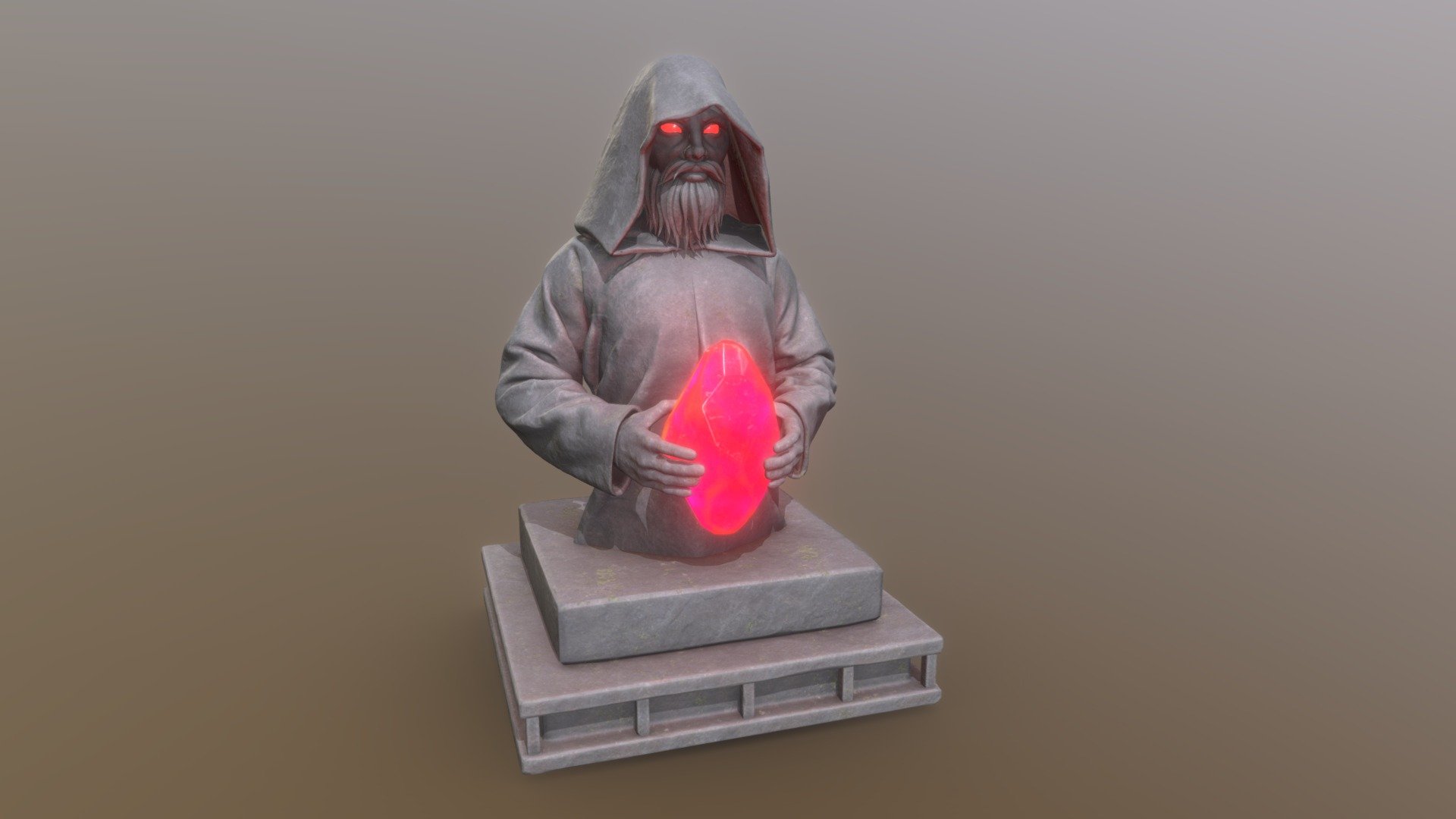 Hooded Crystal Statue - Buy Royalty Free 3D model by captainapoc ...