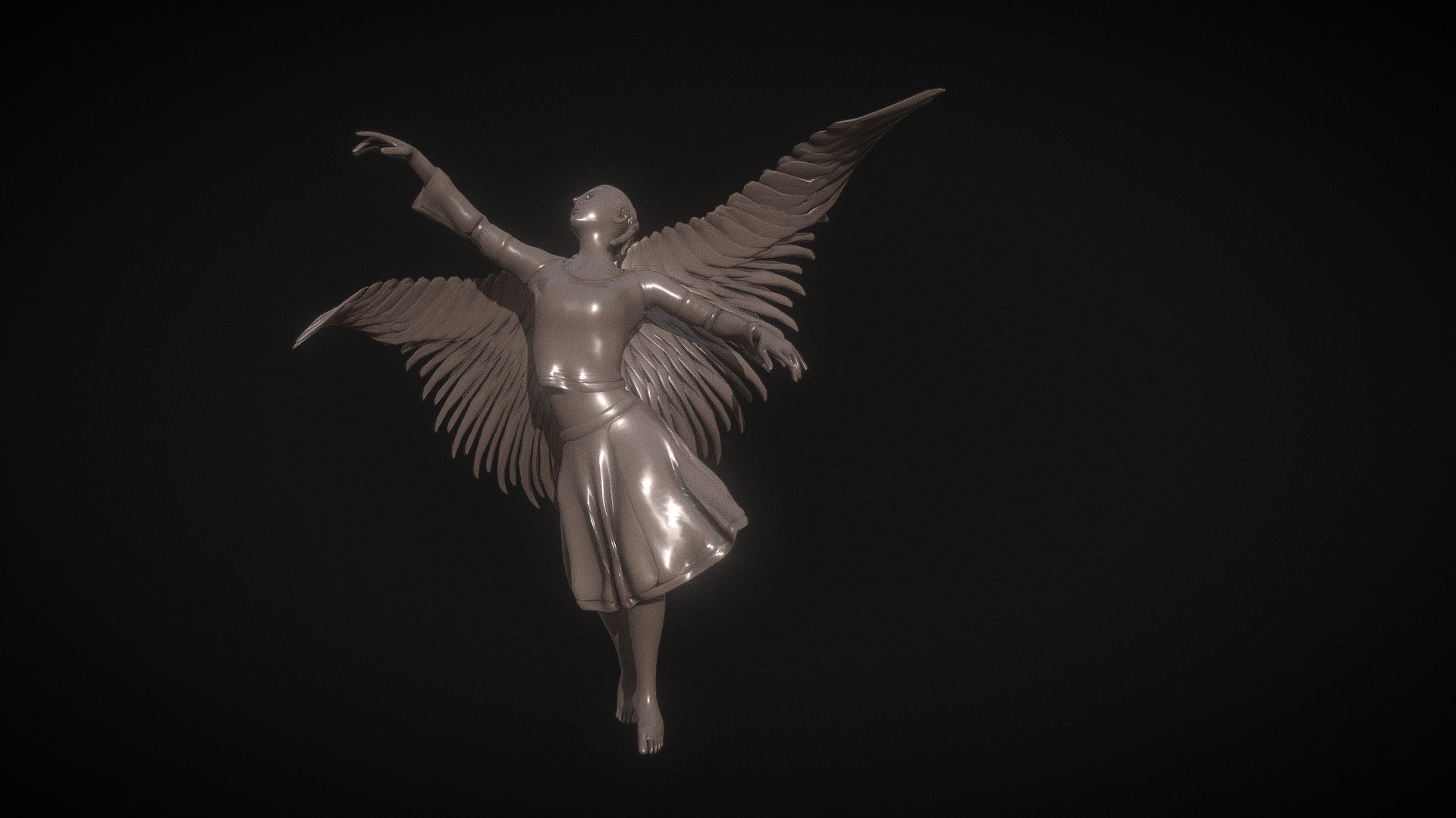 Pari پری - 3D model by iranian_myths (@Eranshahr) [49233c4] - Sketchfab
