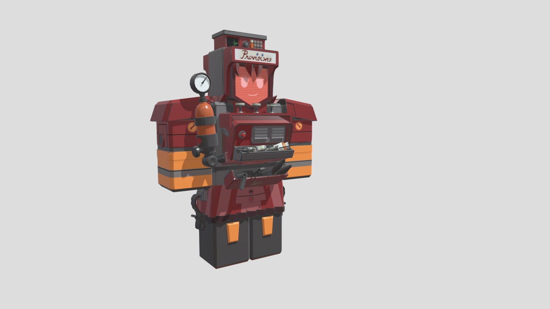 Lady Doctor Nurse Roblox Style r15 model - 3D model by Dev Foxes ...