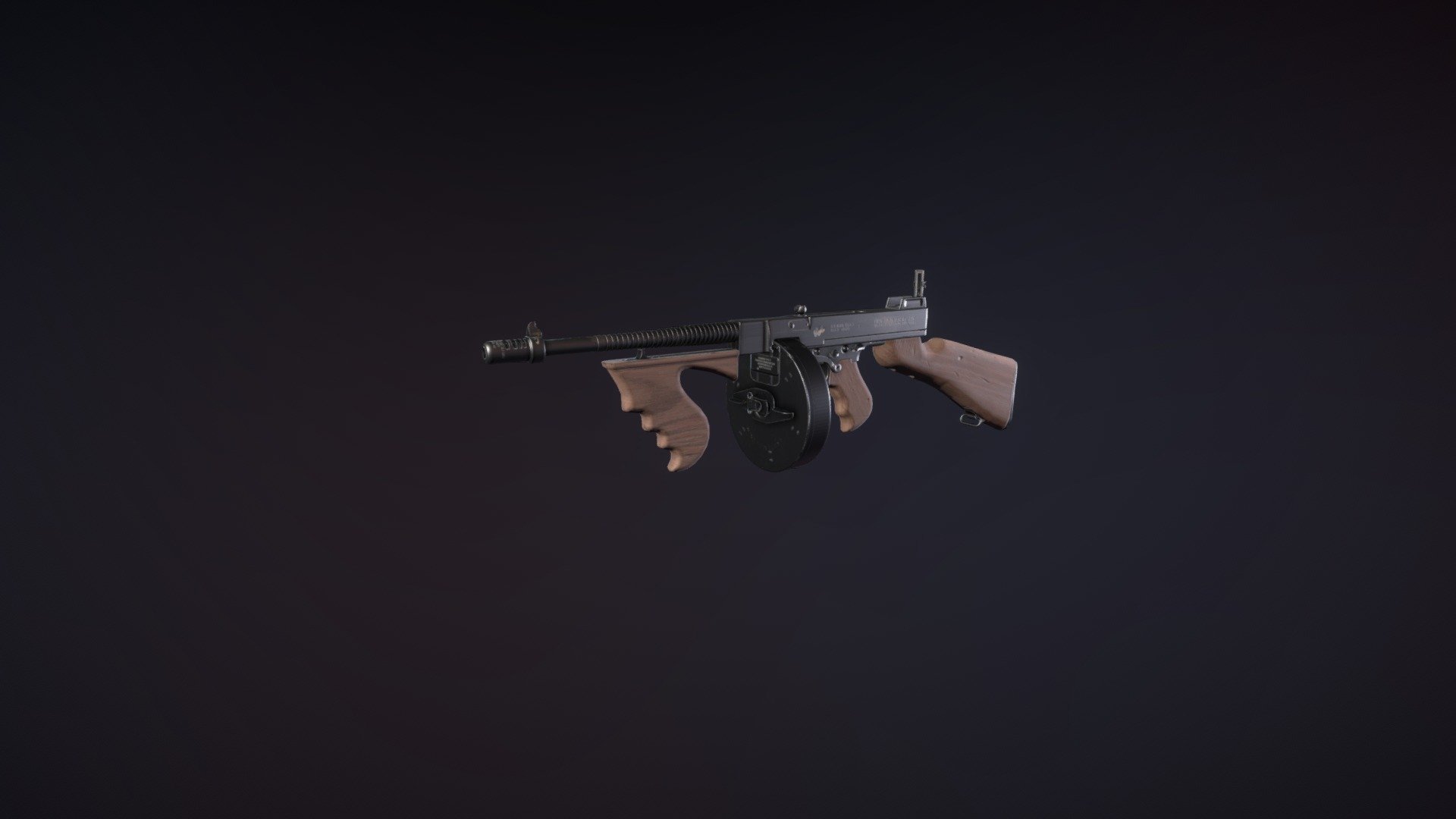Thompson SMG - 3D model by Coolchouzhao [49245dd] - Sketchfab