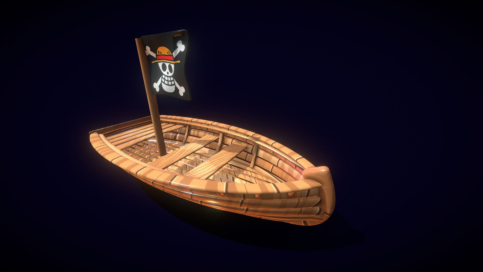 Mini boat one piece - Buy Royalty Free 3D model by Gabriel Diego ...