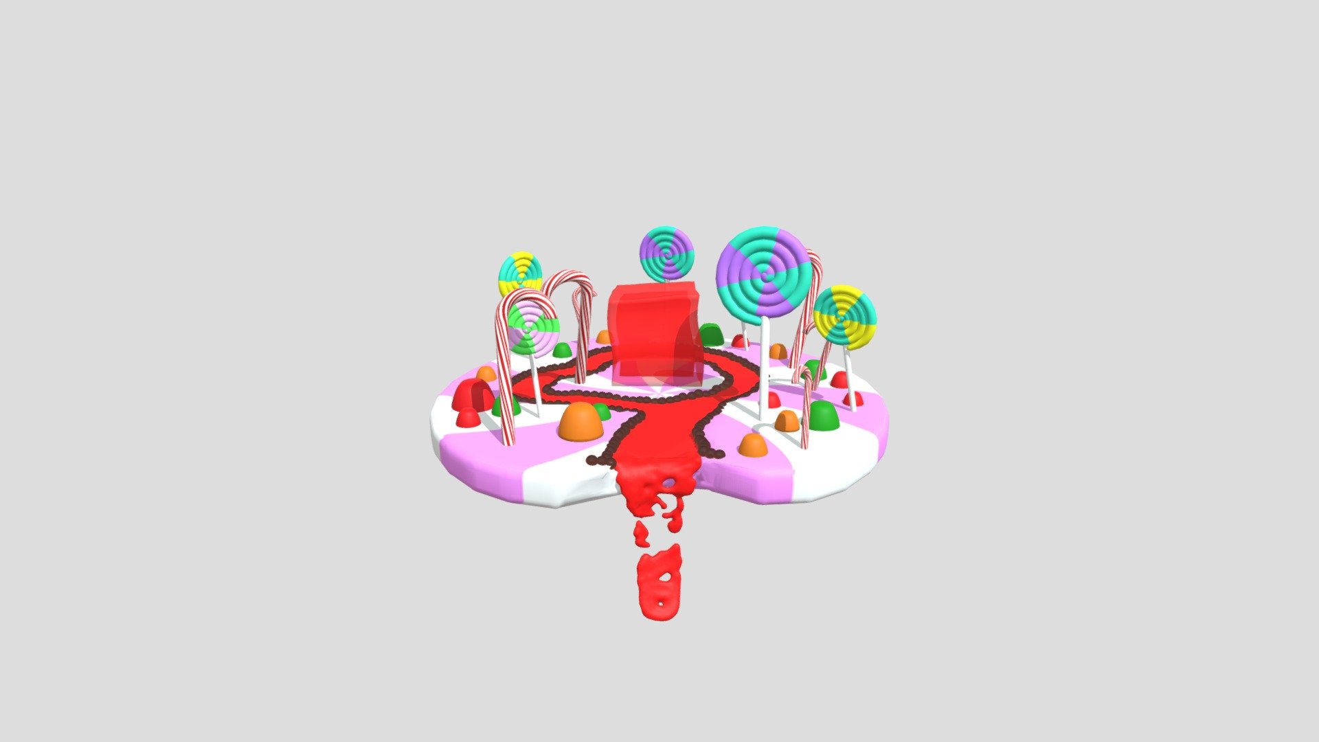 'Candyland' - Static 3D Model - Download Free 3D model by SenorSquid ...