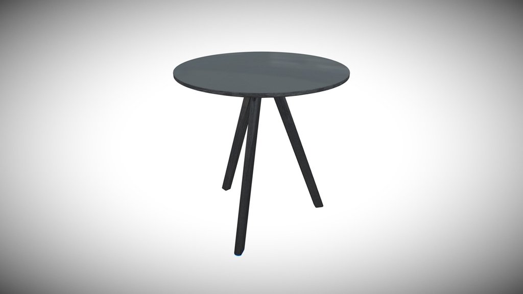 Amagni Table 50 O50-black - 3D model by denkain [4926352] - Sketchfab