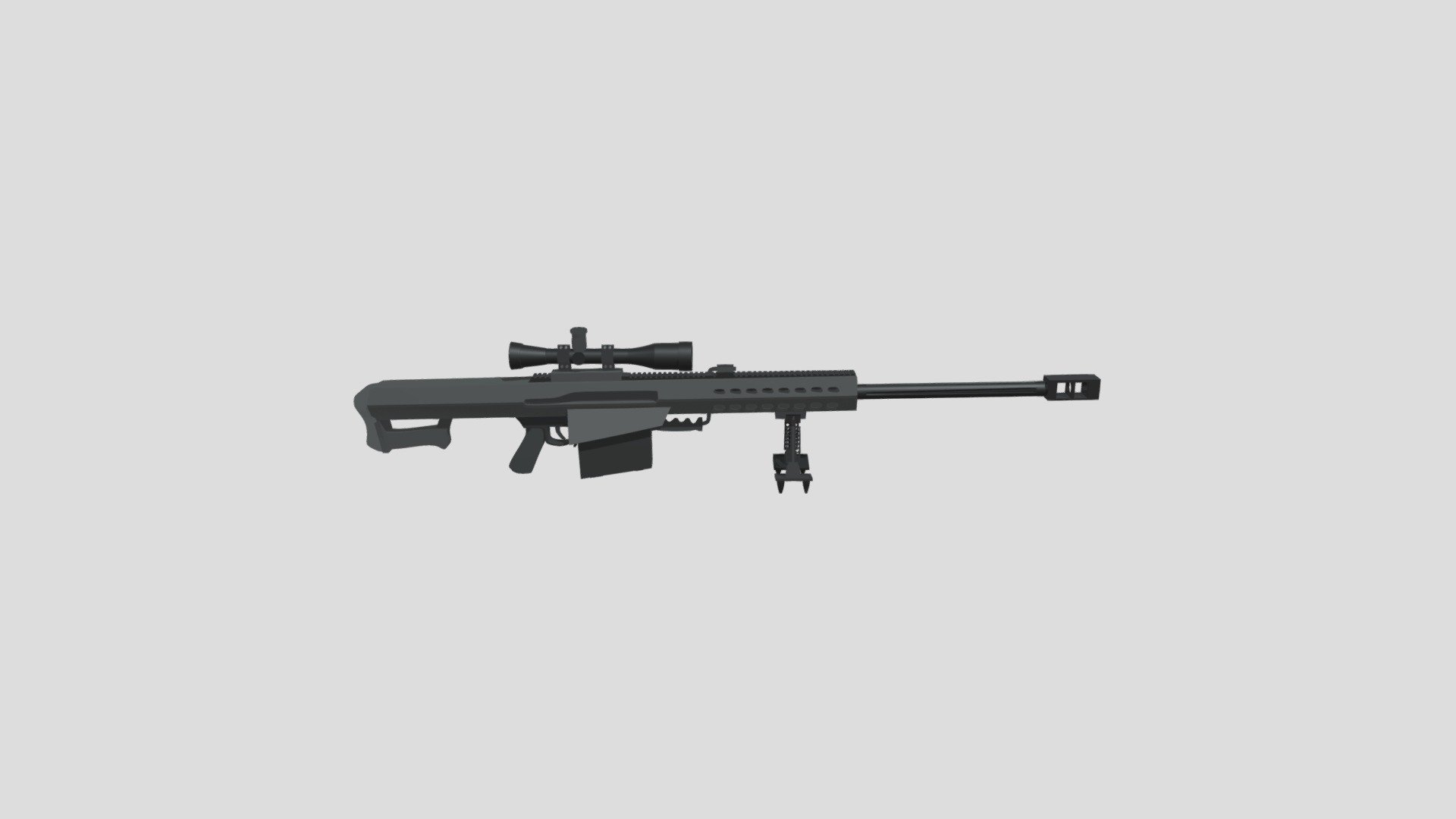 Barrett M82 - 3D model by carnade [492664c] - Sketchfab