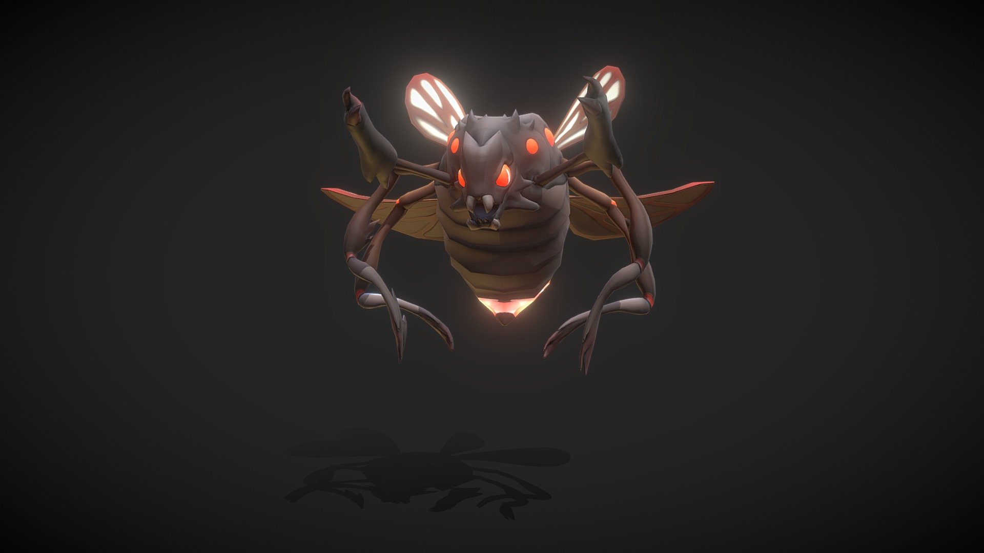Alien Mosquito 2 - 3D model by Desk Dragons (@deskdragons) [4926e11 ...