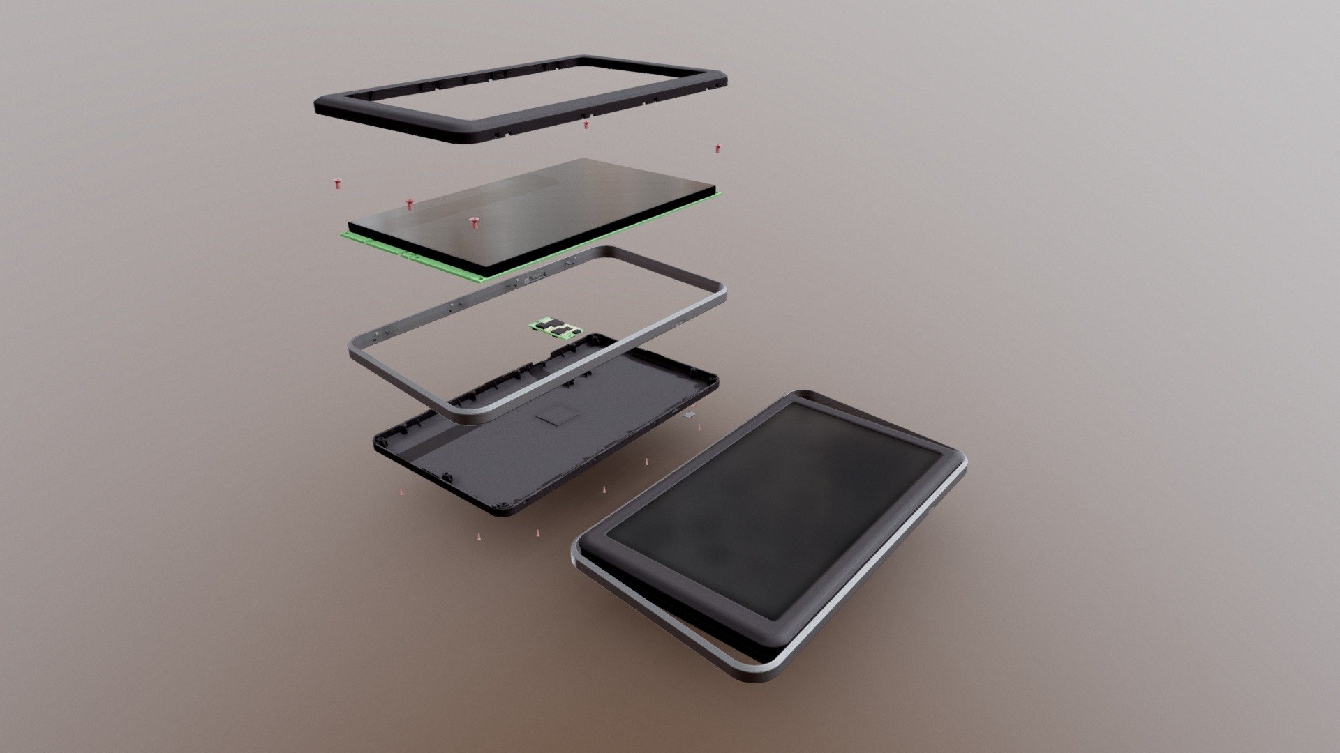 Tablet Casing - 3D model by robertitoss1 [49277bd] - Sketchfab