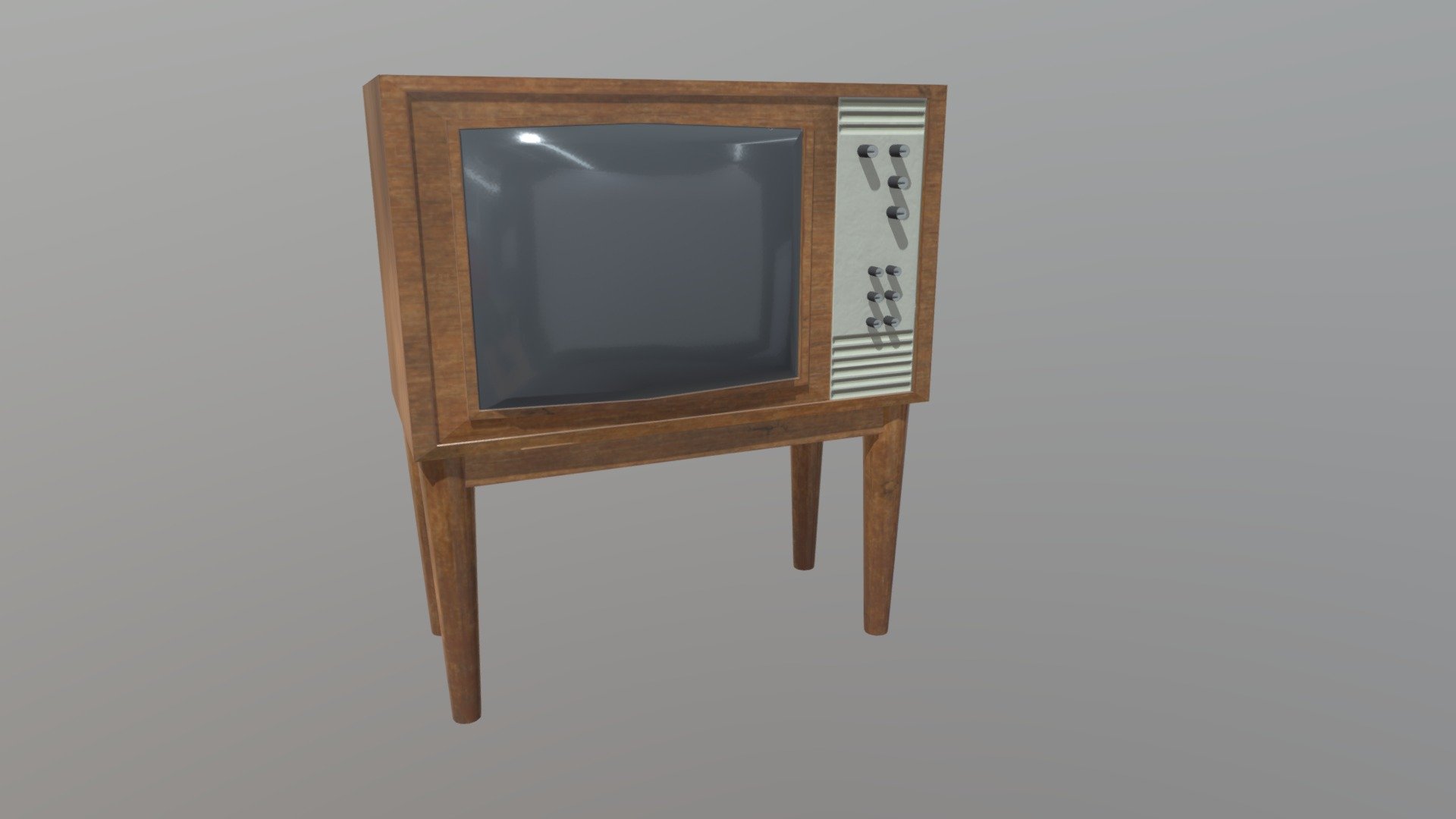Old TV - 3D model by Sara Frid (@Pixeluna) [4927edf] - Sketchfab