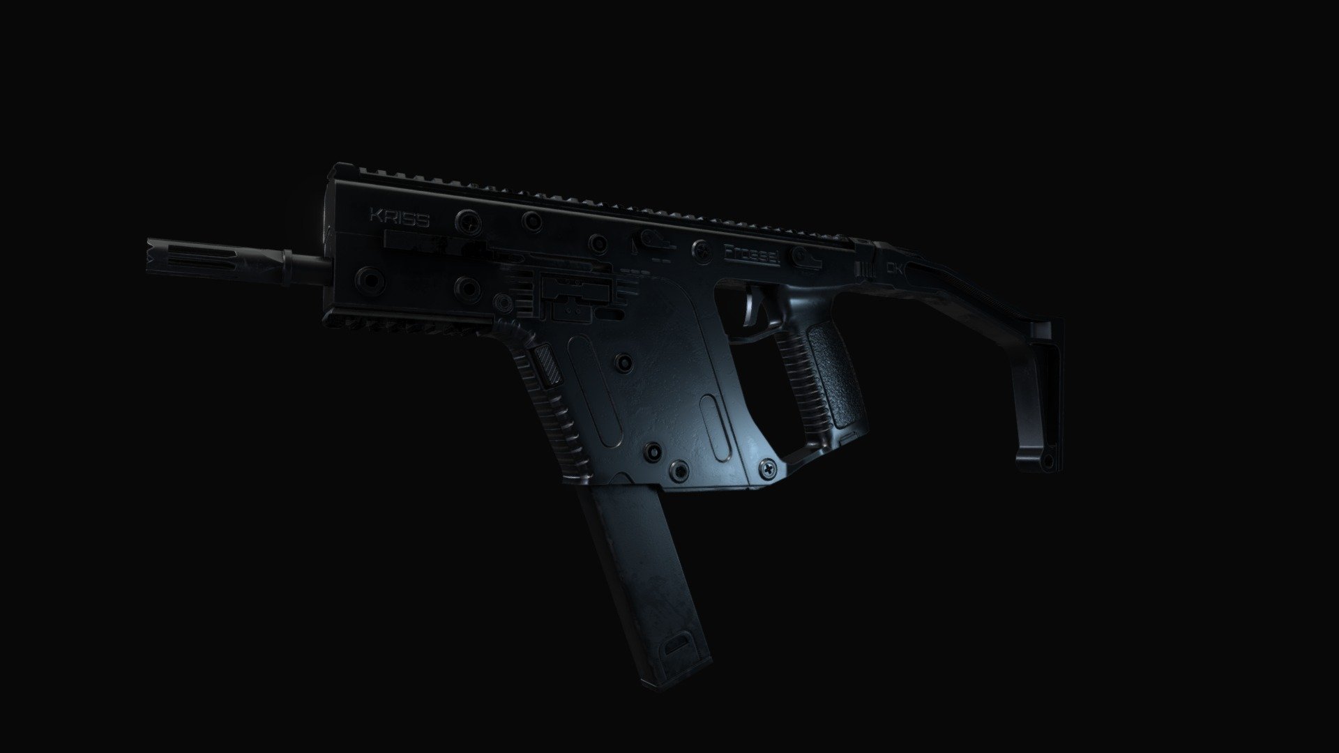 Kriss Vector SMG - 3D model by Oskar Kassander (@kassanderoskar ...