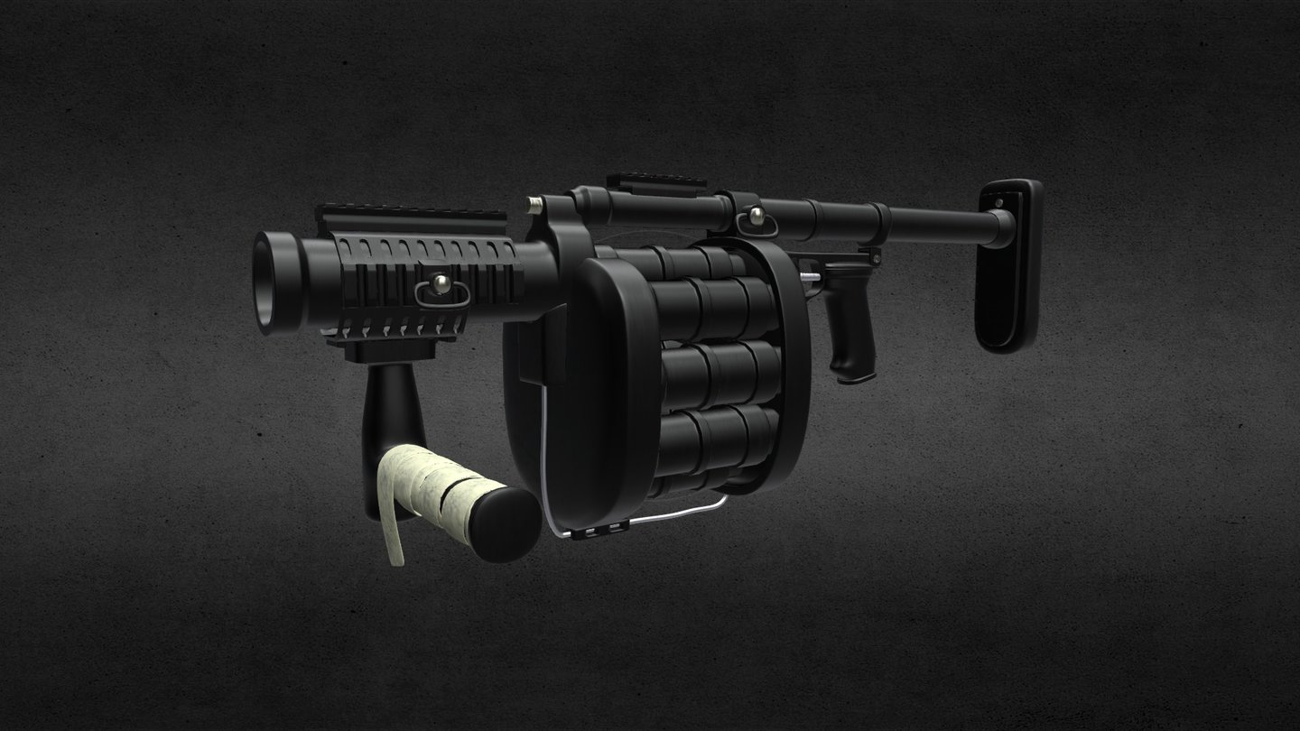 launcher - 3D model by Manishka (@kingofpolygons) [4928c95] - Sketchfab