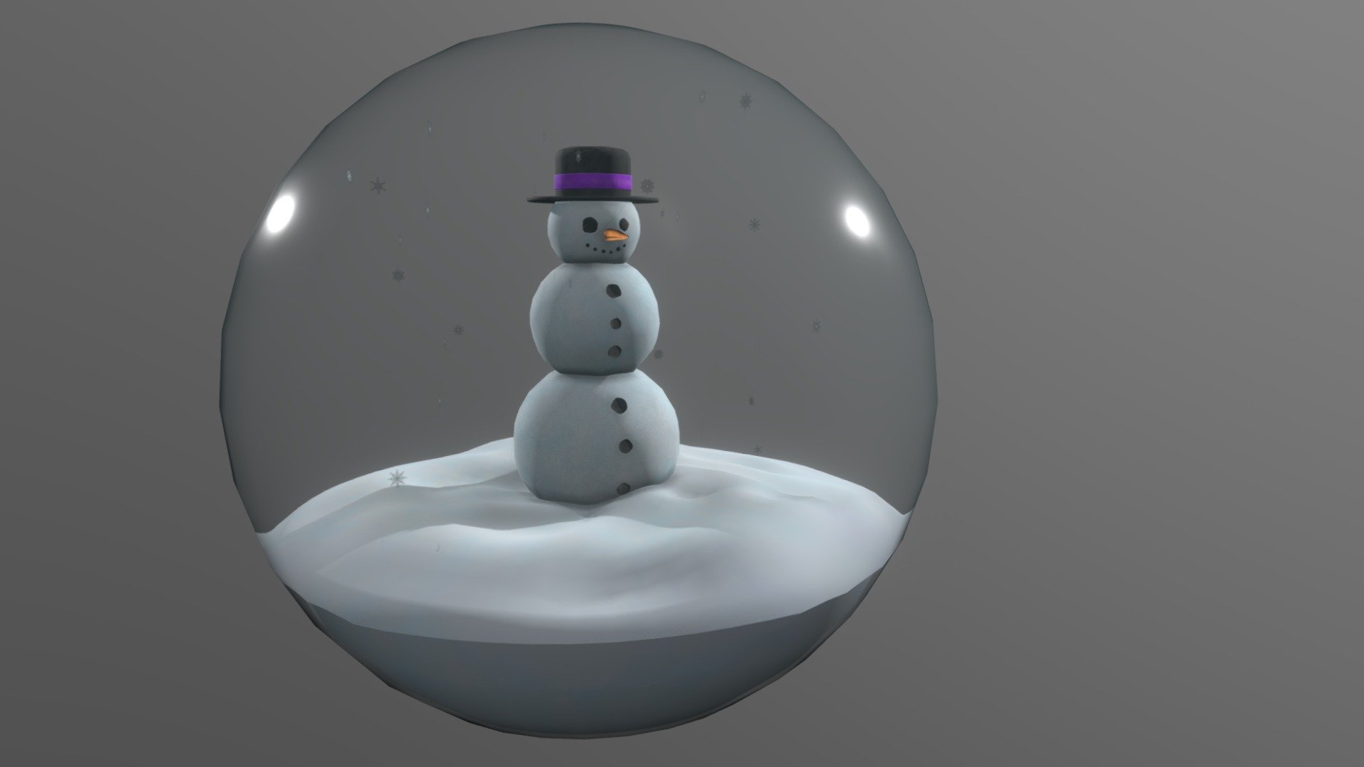 Bubble 2: Snowman - 3D model by FariyFlare [4929c50] - Sketchfab