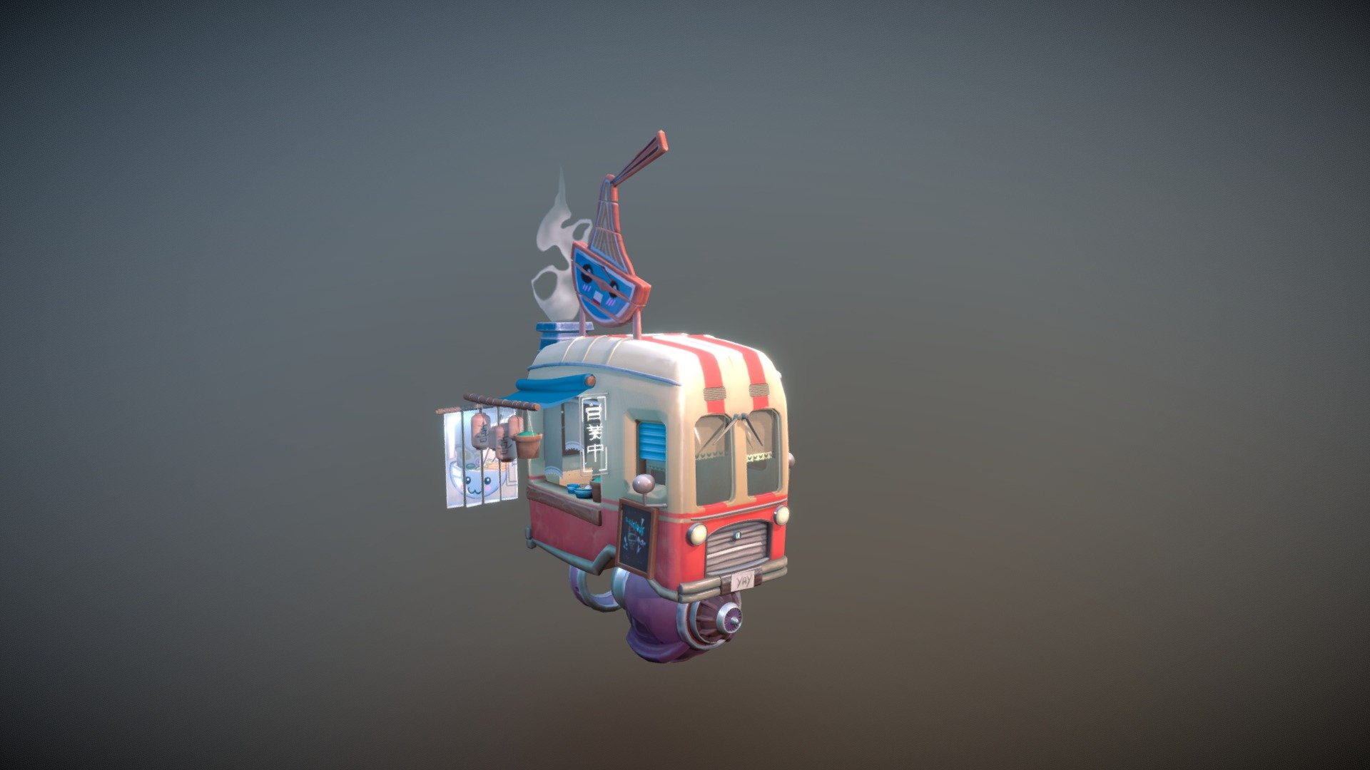 Touk Touk - 3D model by Frederic.gondeau [492a161] - Sketchfab