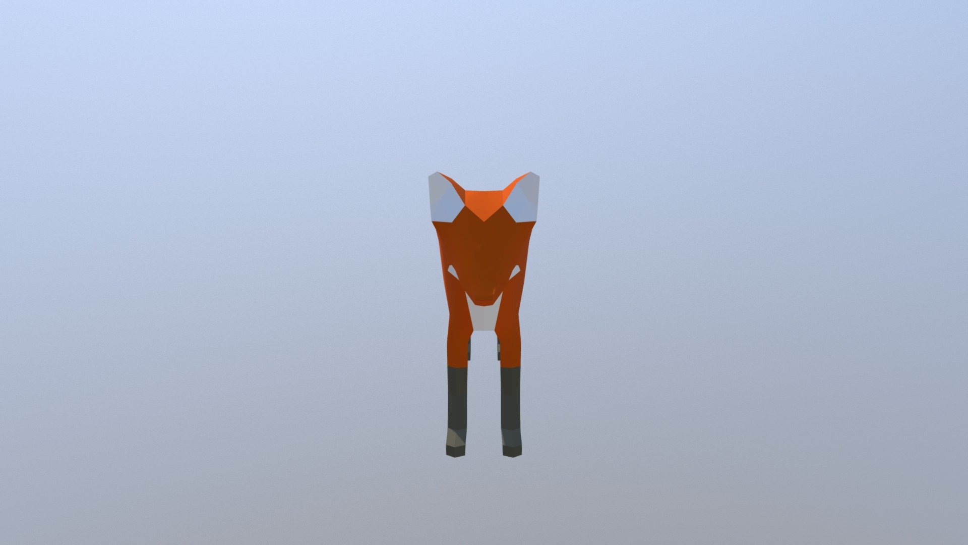 Low-poly Fox - 3D model by hexvis [492ad04] - Sketchfab