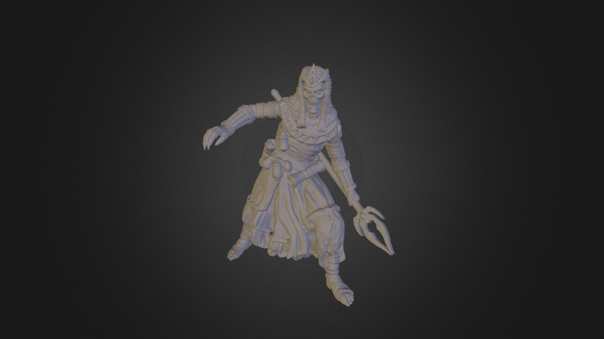 Runic- Mummy-32mm-sem-base - 3D model by rovalde [492b848] - Sketchfab