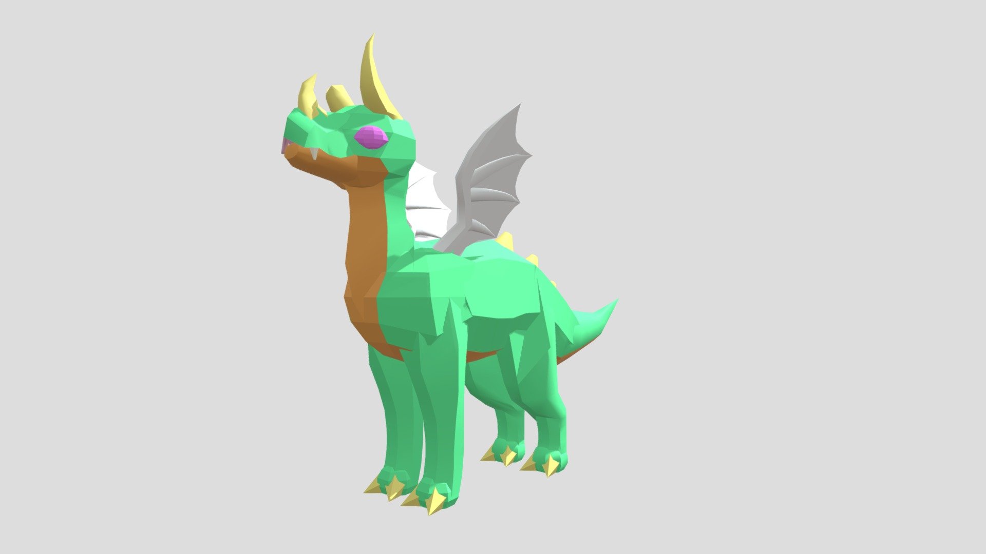 Dragon Character - 3D model by AngellRob [492da29] - Sketchfab