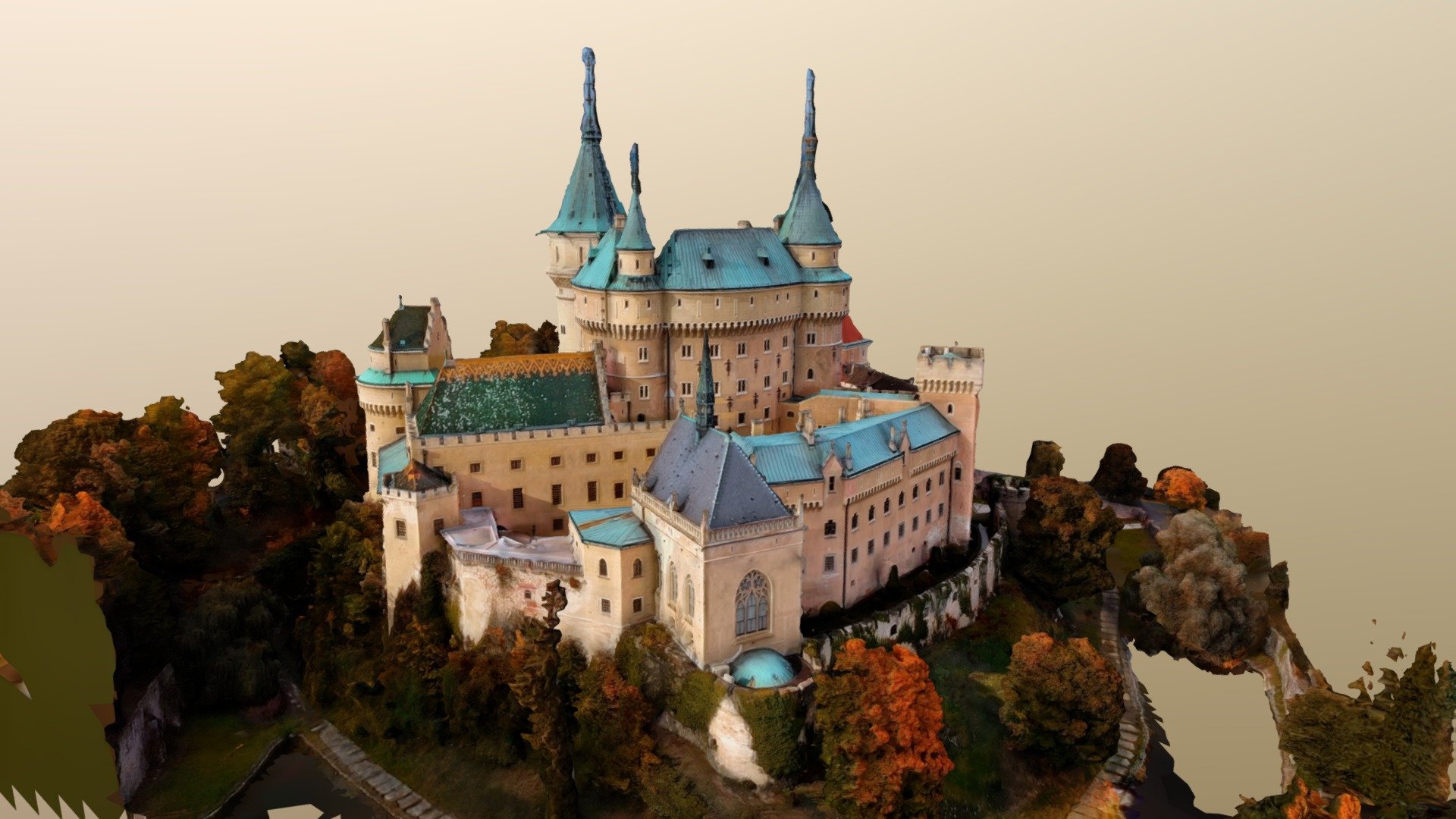 Bojnice Castle | Reality Capture |1M Polygons - Buy Royalty Free 3D ...