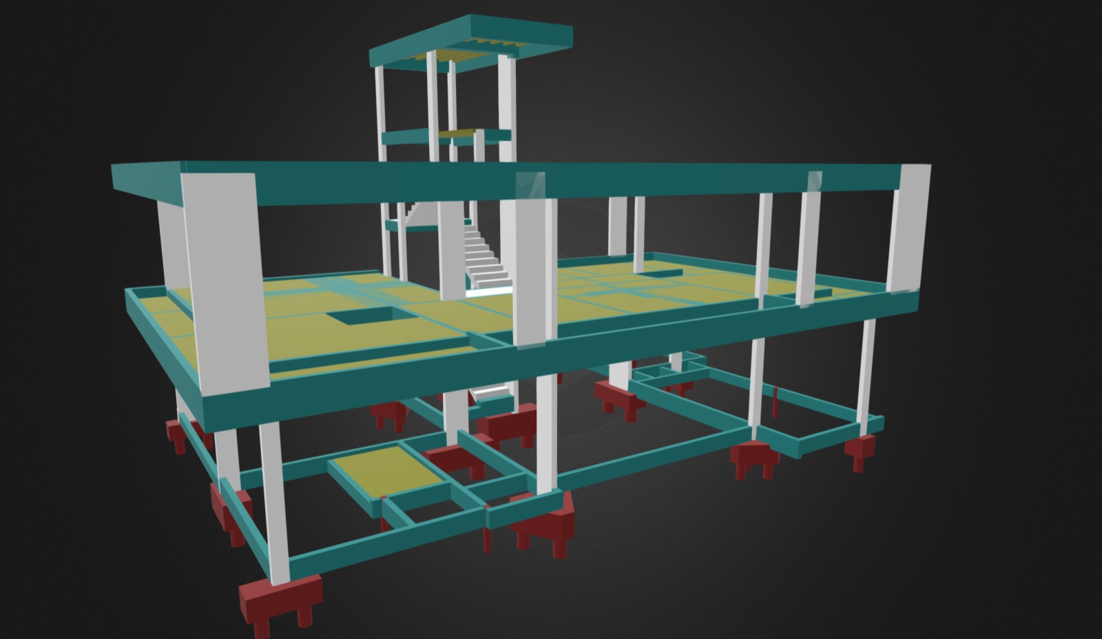 Residência R. V. - 3D model by Engº. Tobias Toassi (@tobiaslmhtoassi ...