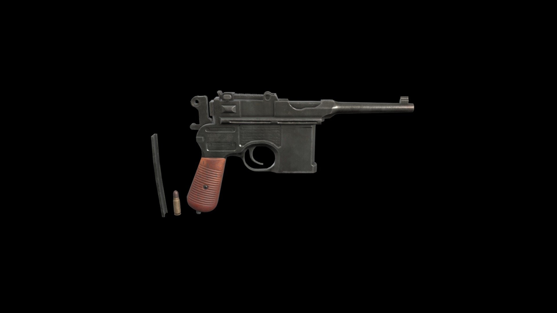 Mauser C96 - 3D model by ImLiteral [4931d3b] - Sketchfab