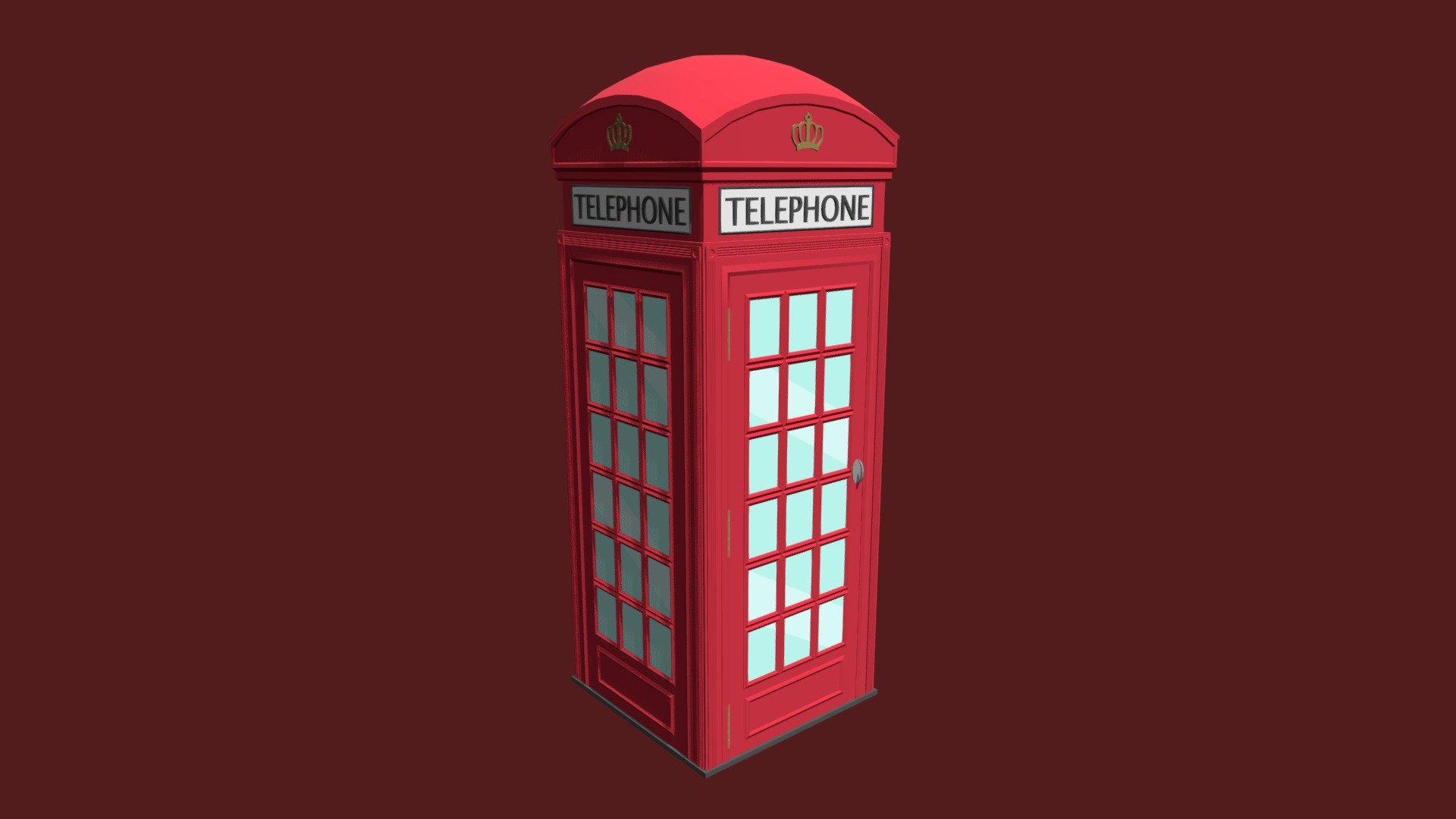 Telephone Booth - 3D model by MattRyan3D [493270a] - Sketchfab
